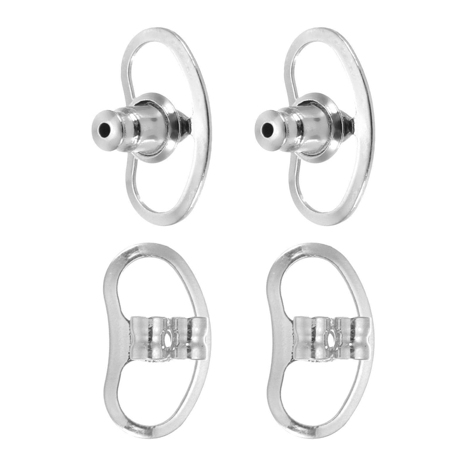 Uxcell Earring Backs Replacements Set, Large Metal Earring Support ...