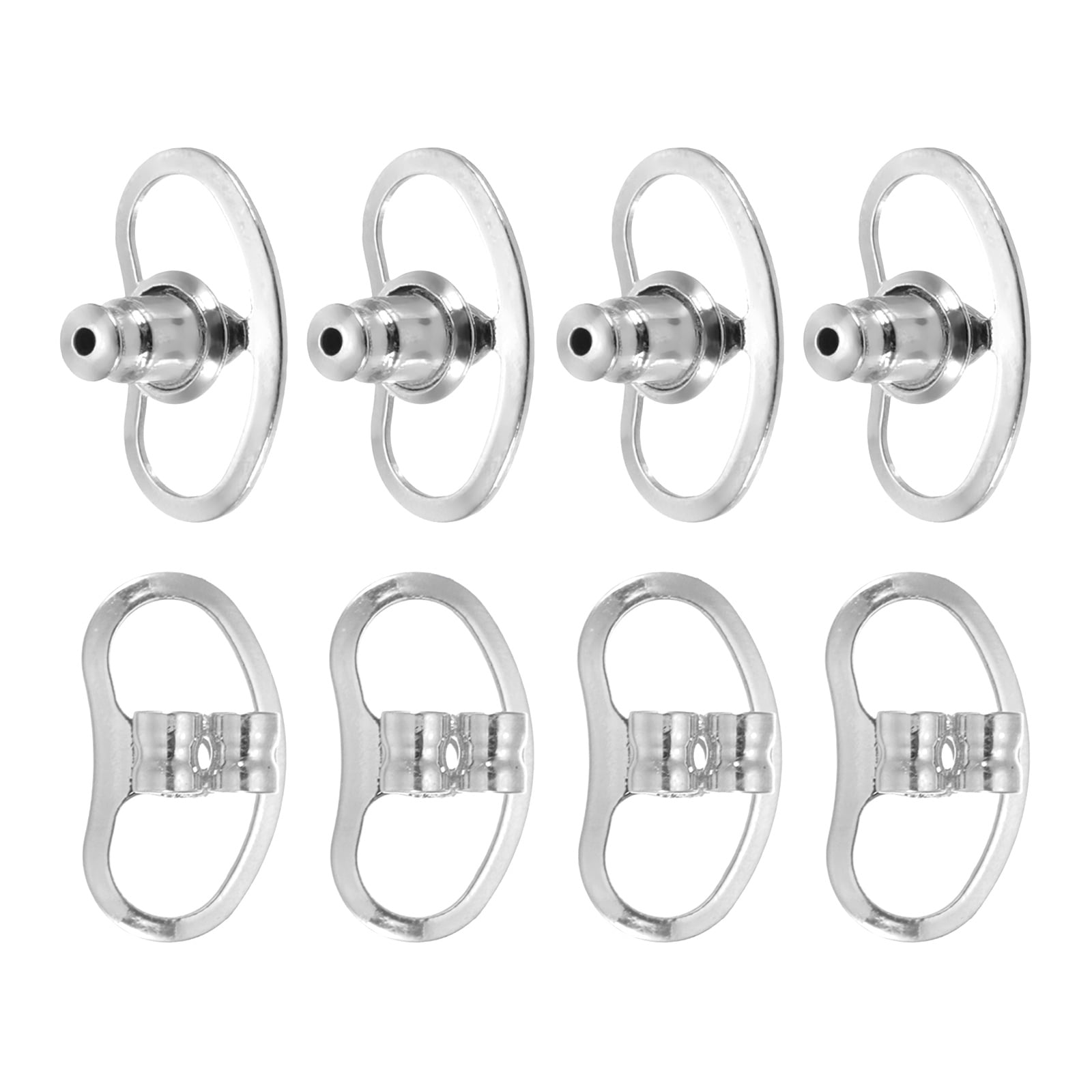 Uxcell Earring Backs Replacements Set, Large Metal Earring Support ...