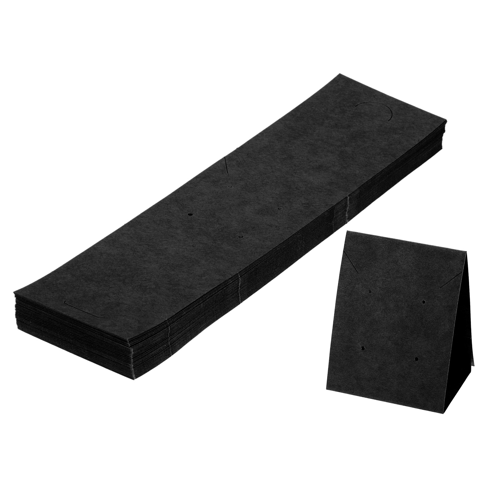 Uxcell Earring Display Cards Paper Earring Holder Blank Tags Rectangle ...