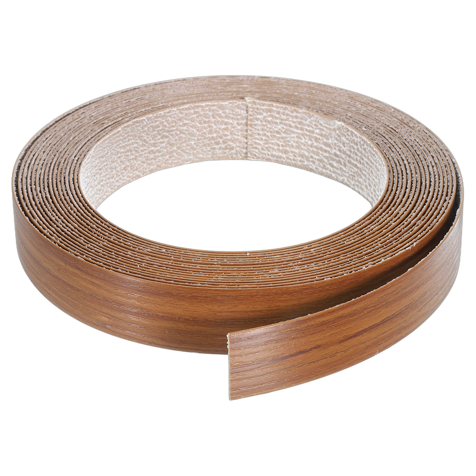 Uxcell Edge Banding, 1 1/8 Inch x 24.61ft Pre-Glued Wood Veneer Edging ...