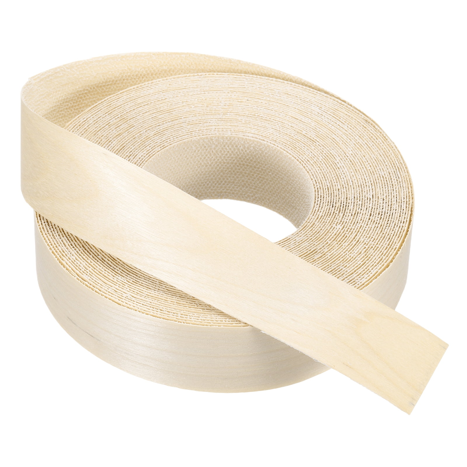 Uxcell Edge Banding, Wood Veneer Tape Pre-glued Flexible Plywood Edge ...