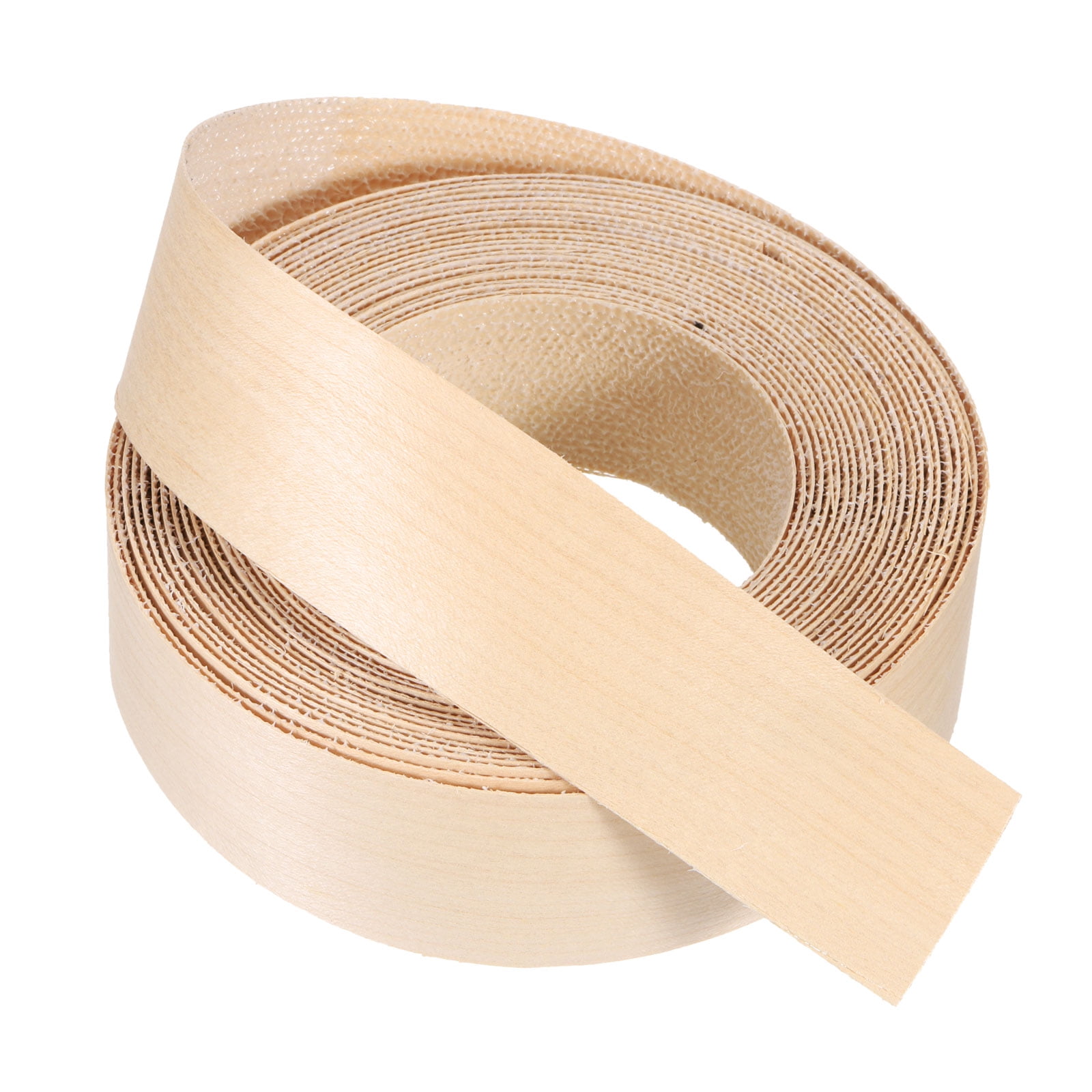 Uxcell Edge Banding, Wood Veneer Tape Pre-glued Flexible Plywood Edge ...