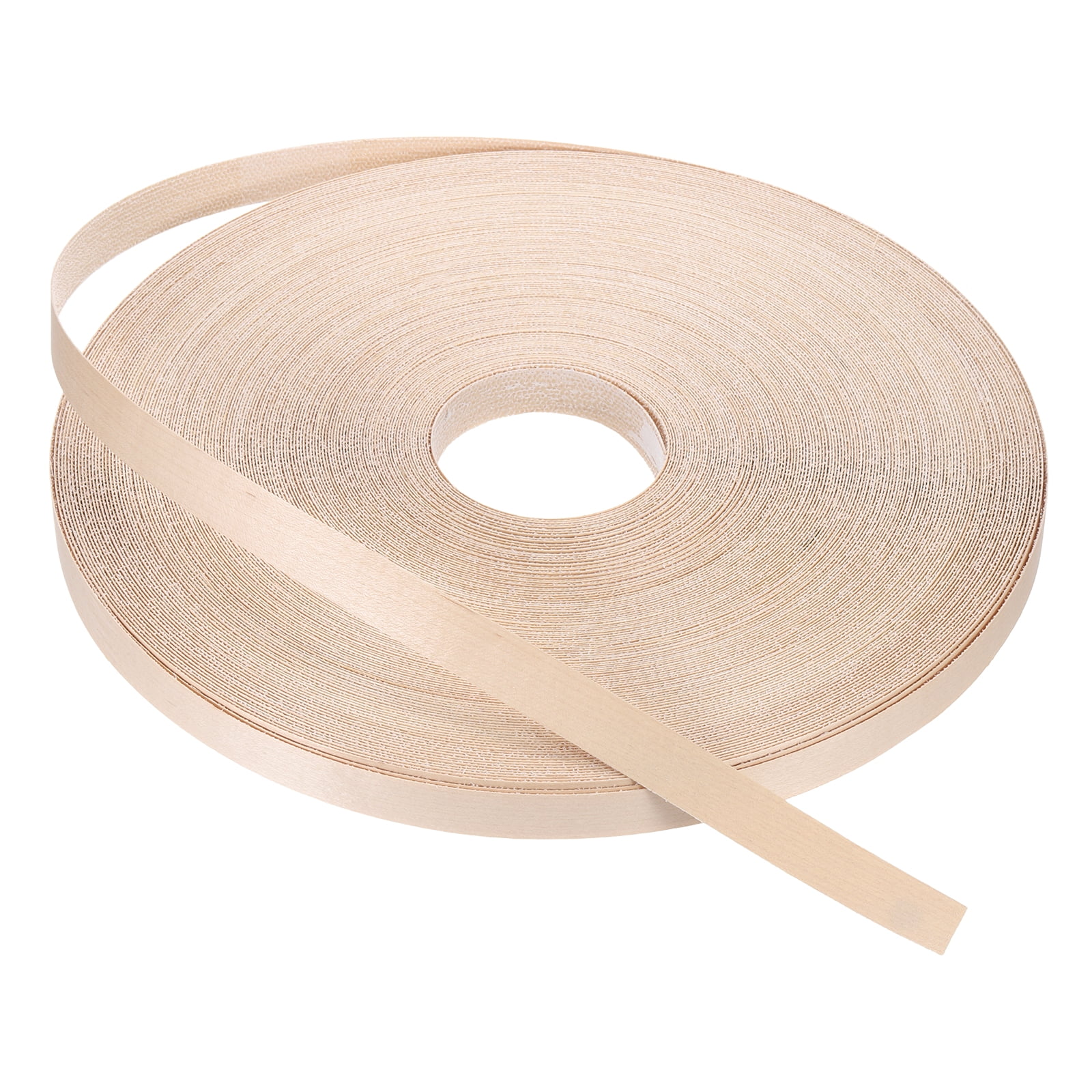 Uxcell Edge Banding, Wood Veneer Tape Pre-glued Flexible Plywood Edge ...
