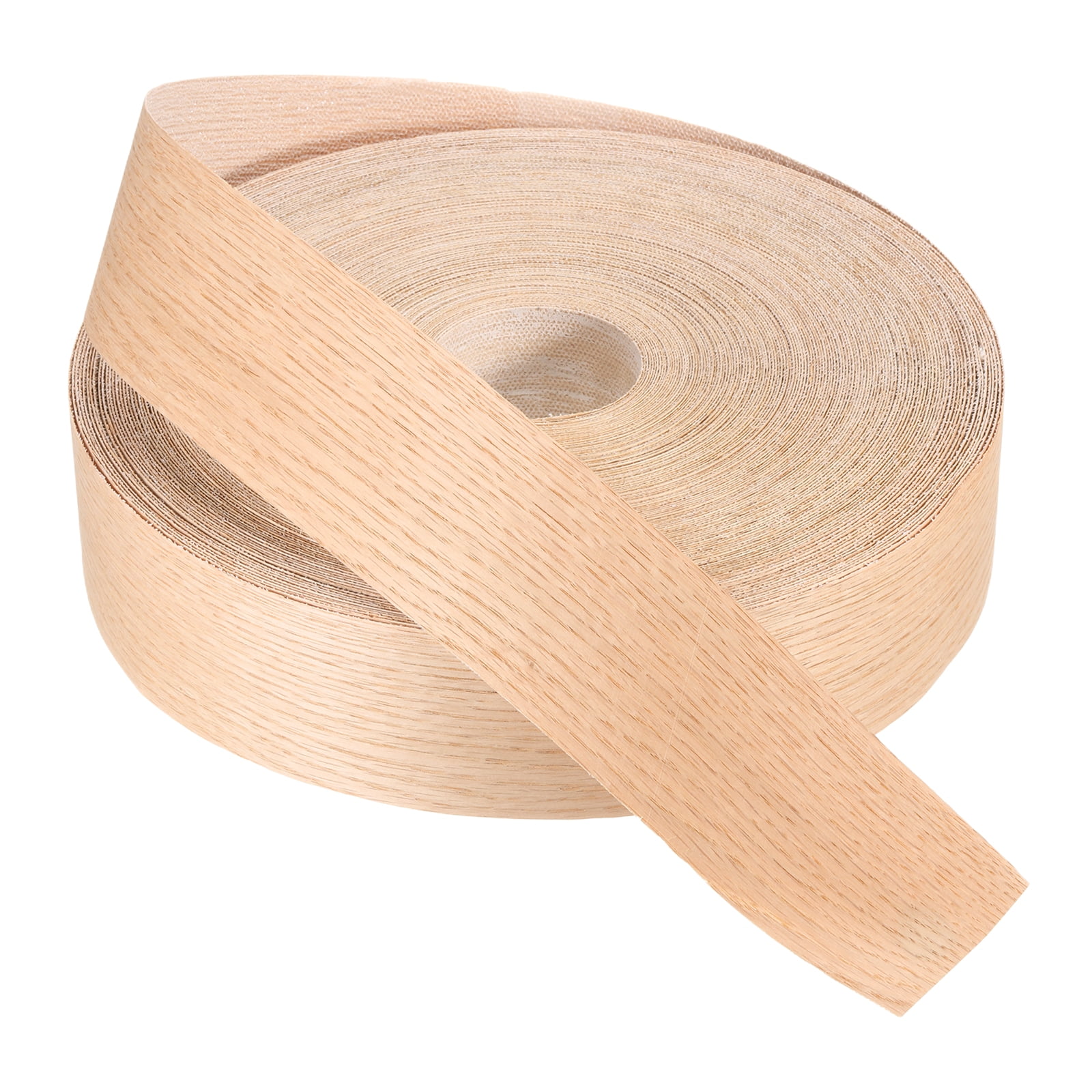 Uxcell Edge Banding, Wood Veneer Tape Pre-glued Flexible Plywood Edge ...