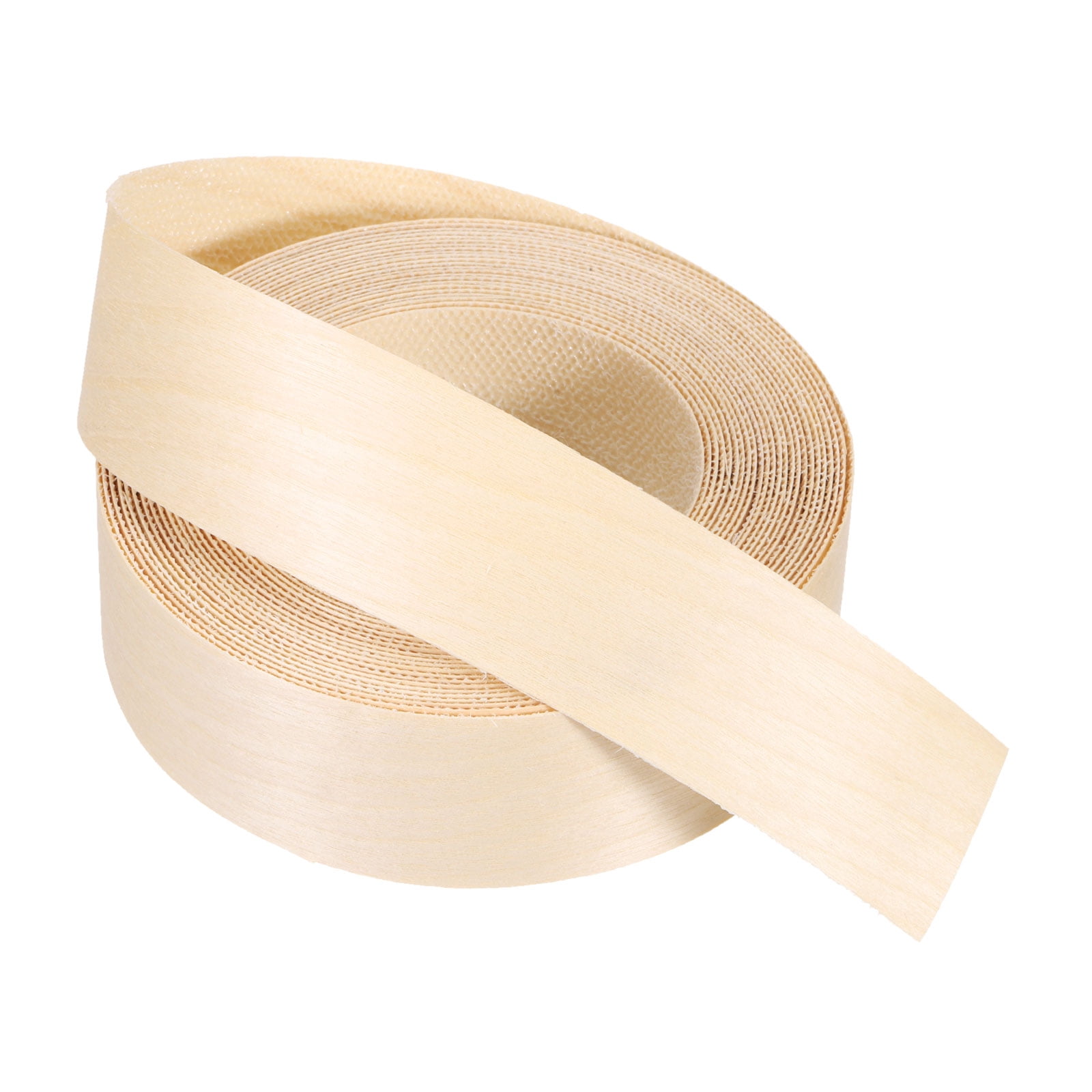 Uxcell Edge Banding, Wood Veneer Tape Pre-glued Flexible Plywood Edge ...