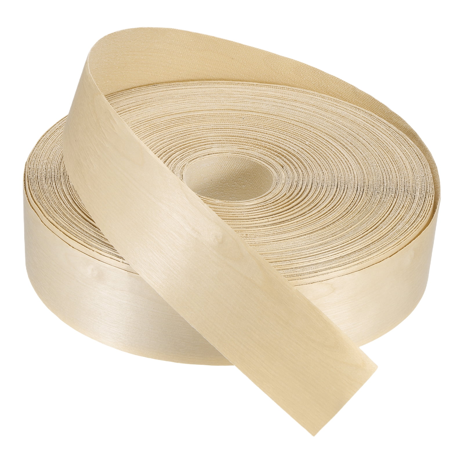Uxcell Edge Banding, Wood Veneer Tape Pre-glued Flexible Plywood Edge ...