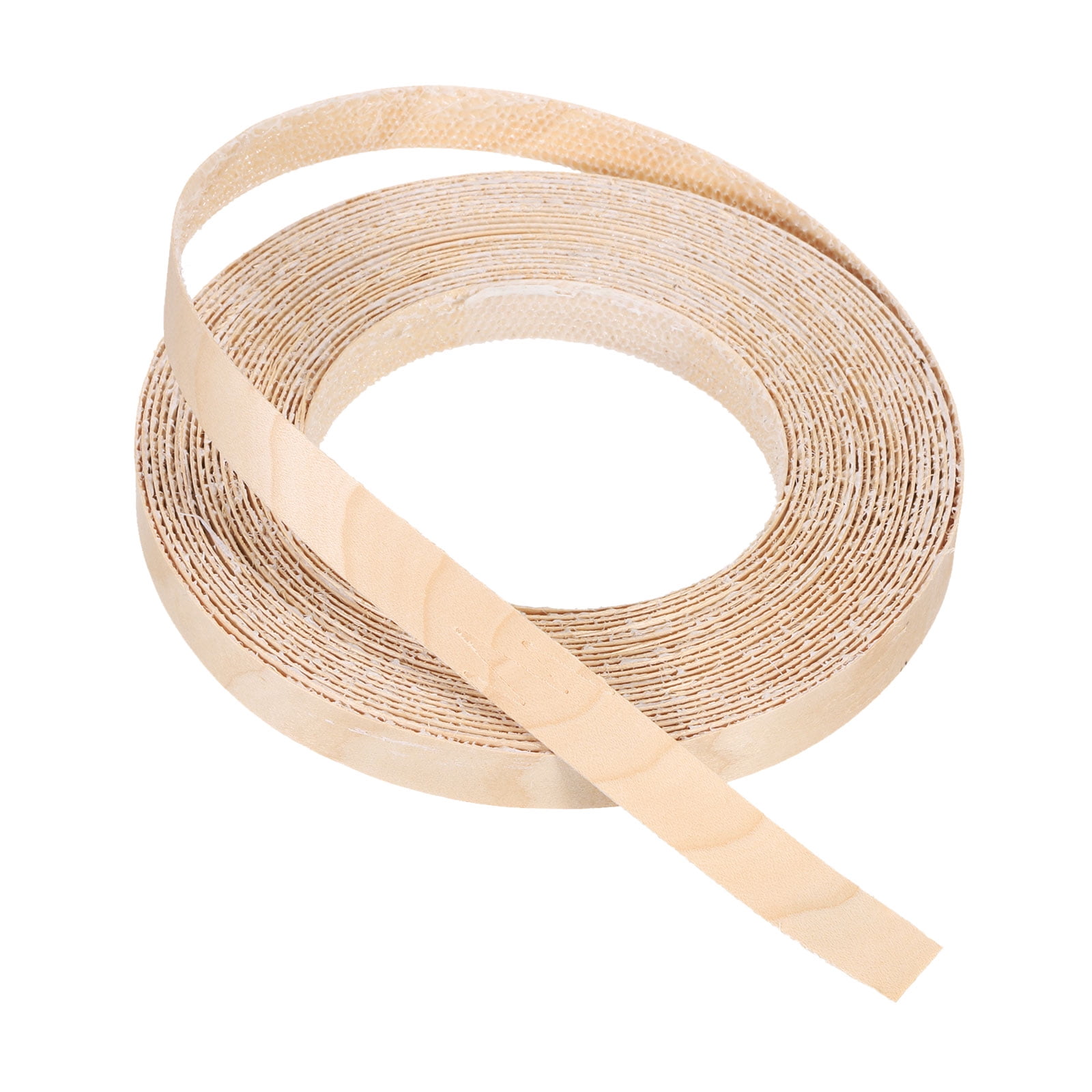 Uxcell Edge Banding, Wood Veneer Tape Pre-glued Flexible Plywood Edge ...
