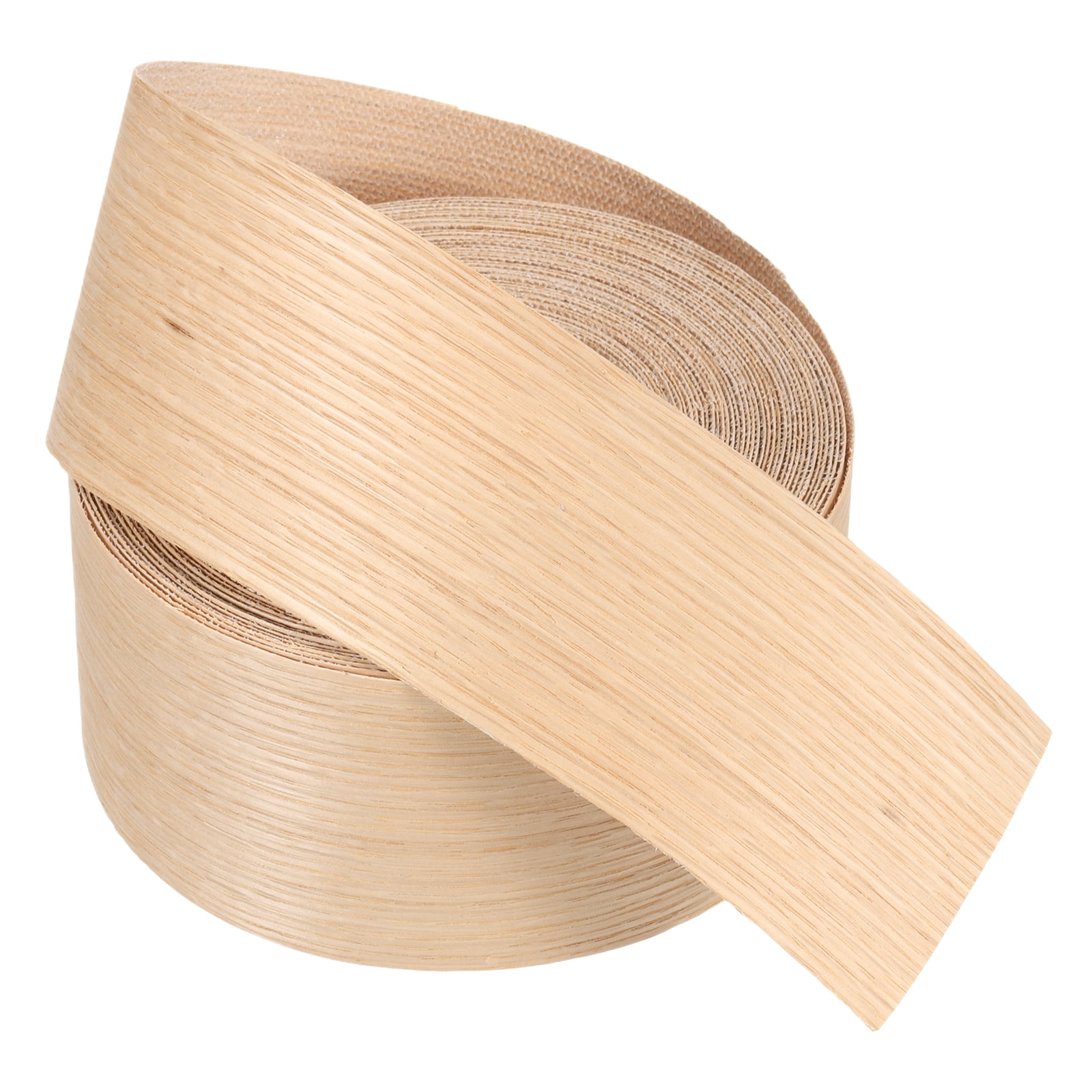 Uxcell Edge Banding, Wood Veneer Tape Pre-glued Flexible Plywood Edge ...