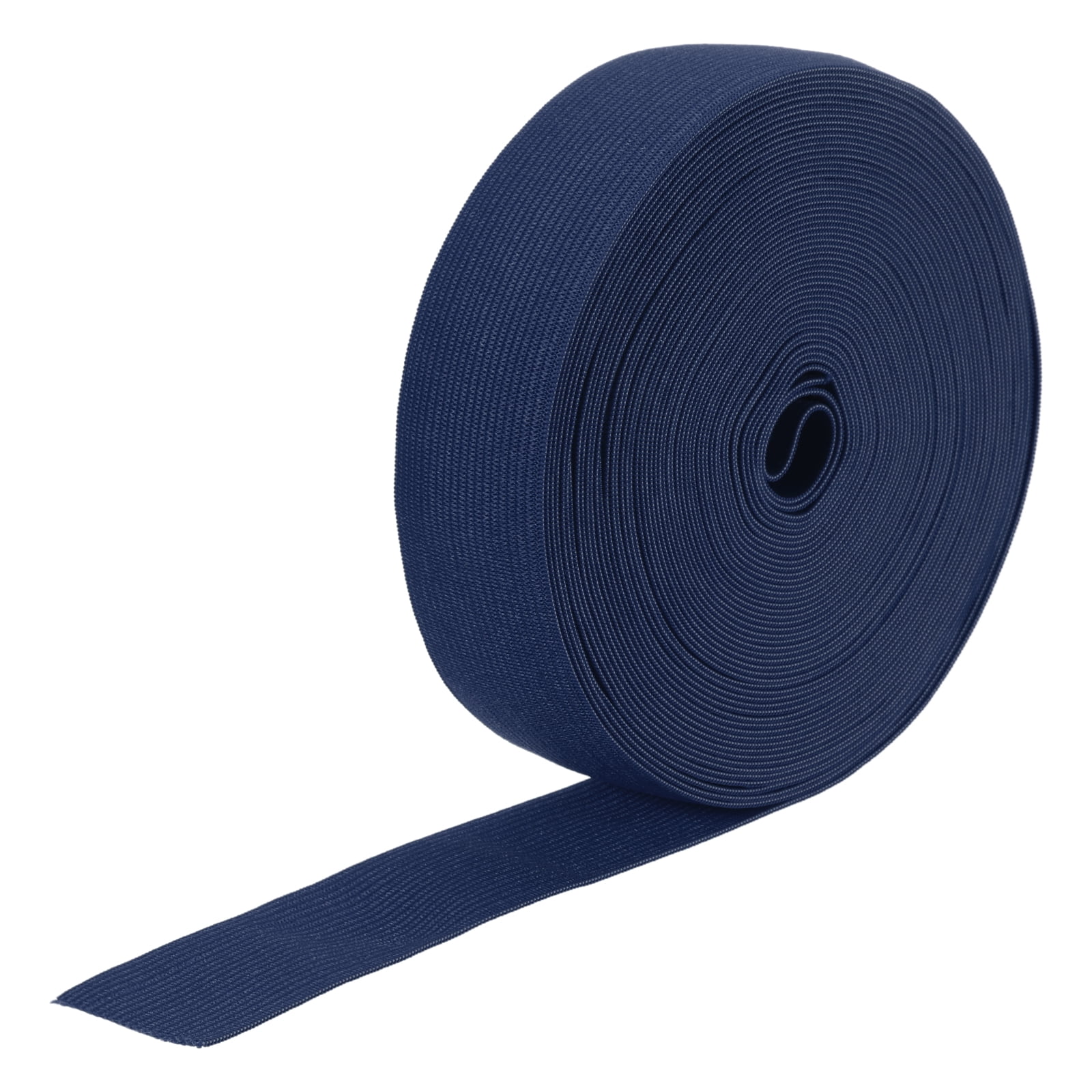 Uxcell Elastic Bands for Sewing 1.1 inch 10 Yard Dark Navy Blue Knit ...