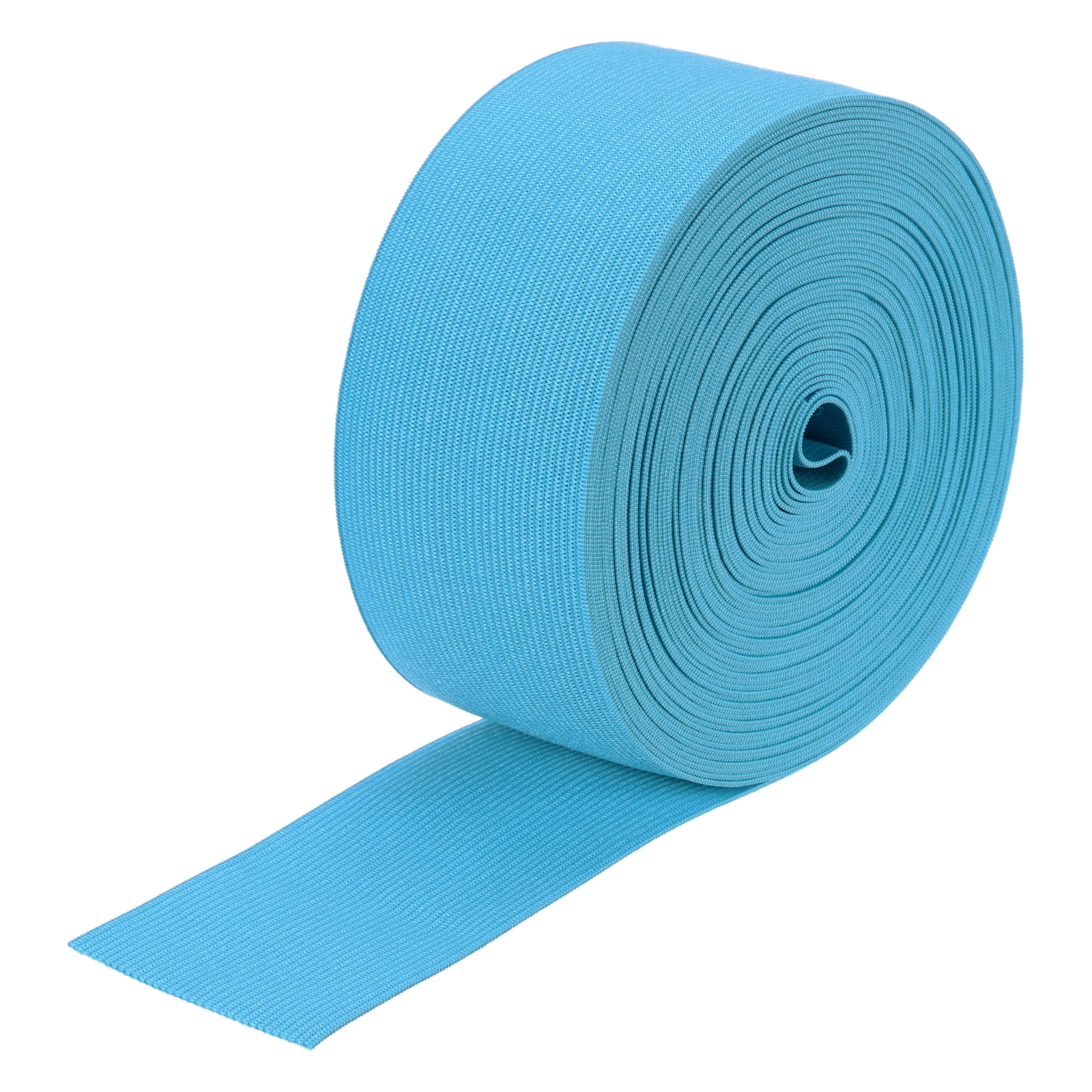 Uxcell Elastic Bands for Sewing 2 inch 10 Yard Lake Blue Knit Elastic ...