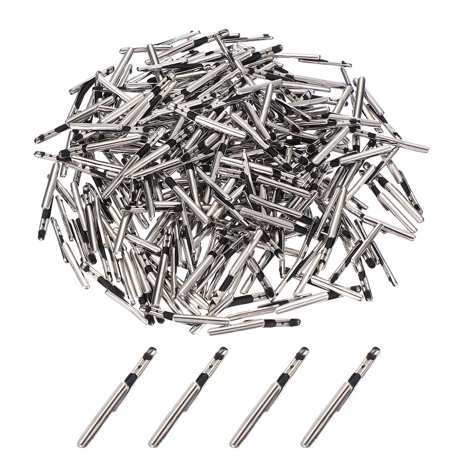 Uxcell Elastic Barbed Cord 1 Inch / 26mm, 200 Pcs 2mm Loop Stretch ...