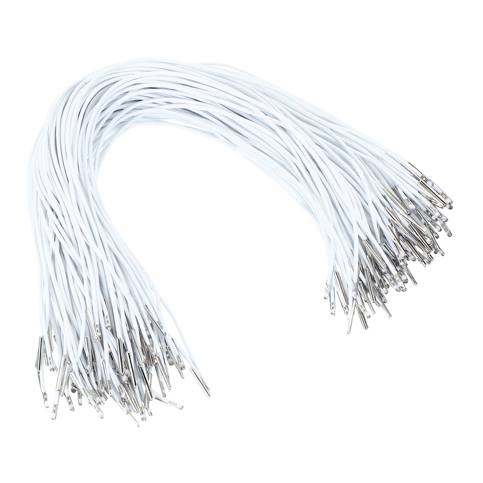 Uxcell Elastic Barbed Cord 13 Inch / 325mm, 100 Pcs 1.9mm Loop Stretch ...