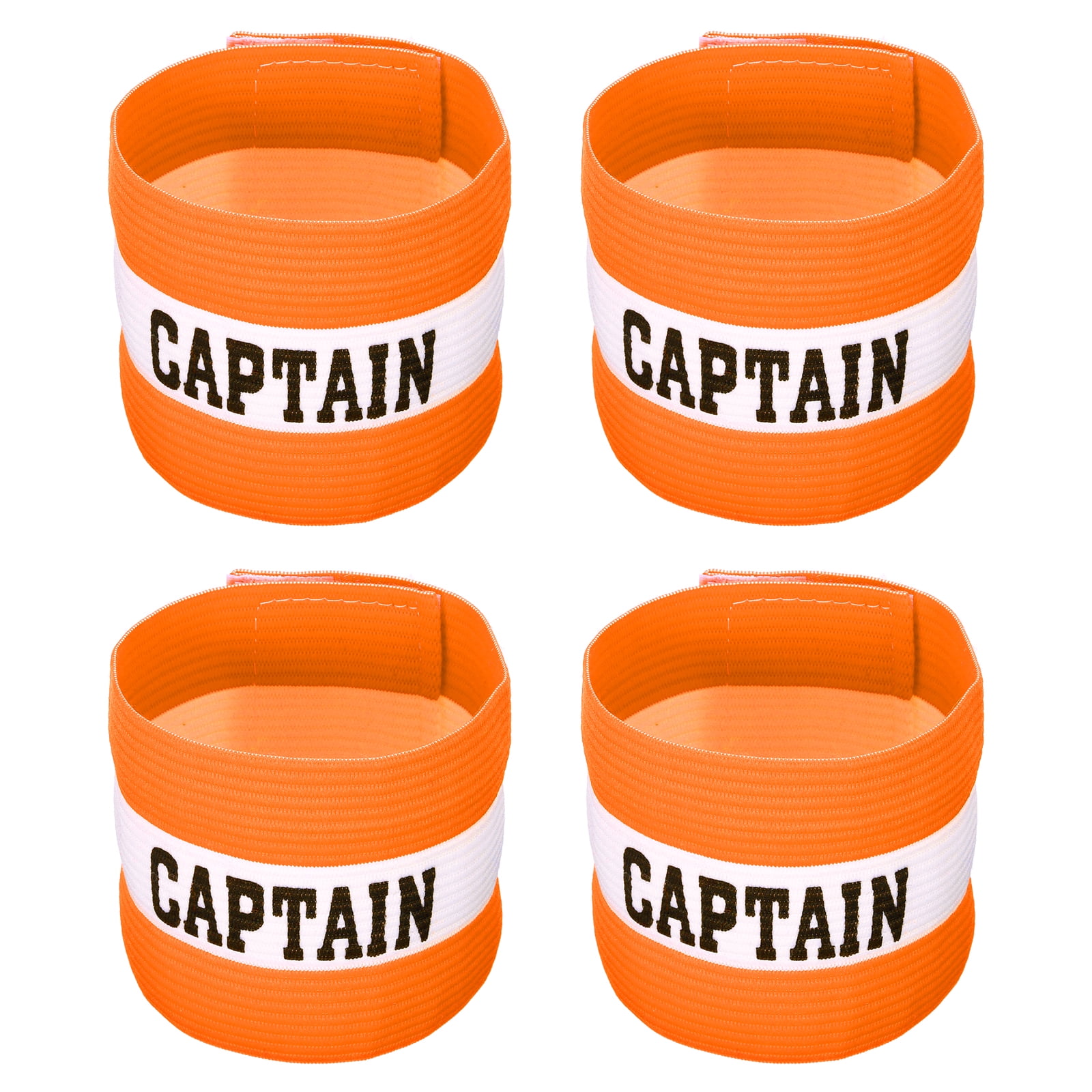 Uxcell Elastic Captain's Armband Soccer Team Training Arm Band Orange 4 ...