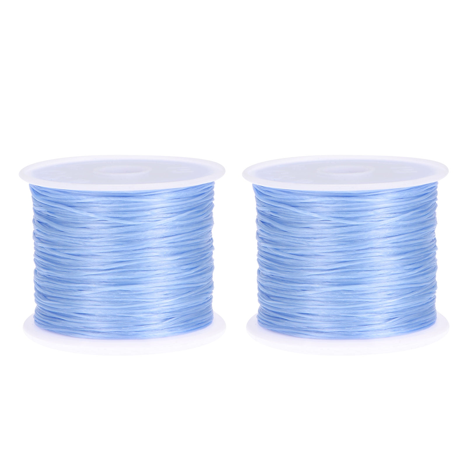 Uxcell Elastic Cord DIY Making Stretchy String Craft Wire, Light Blue ...