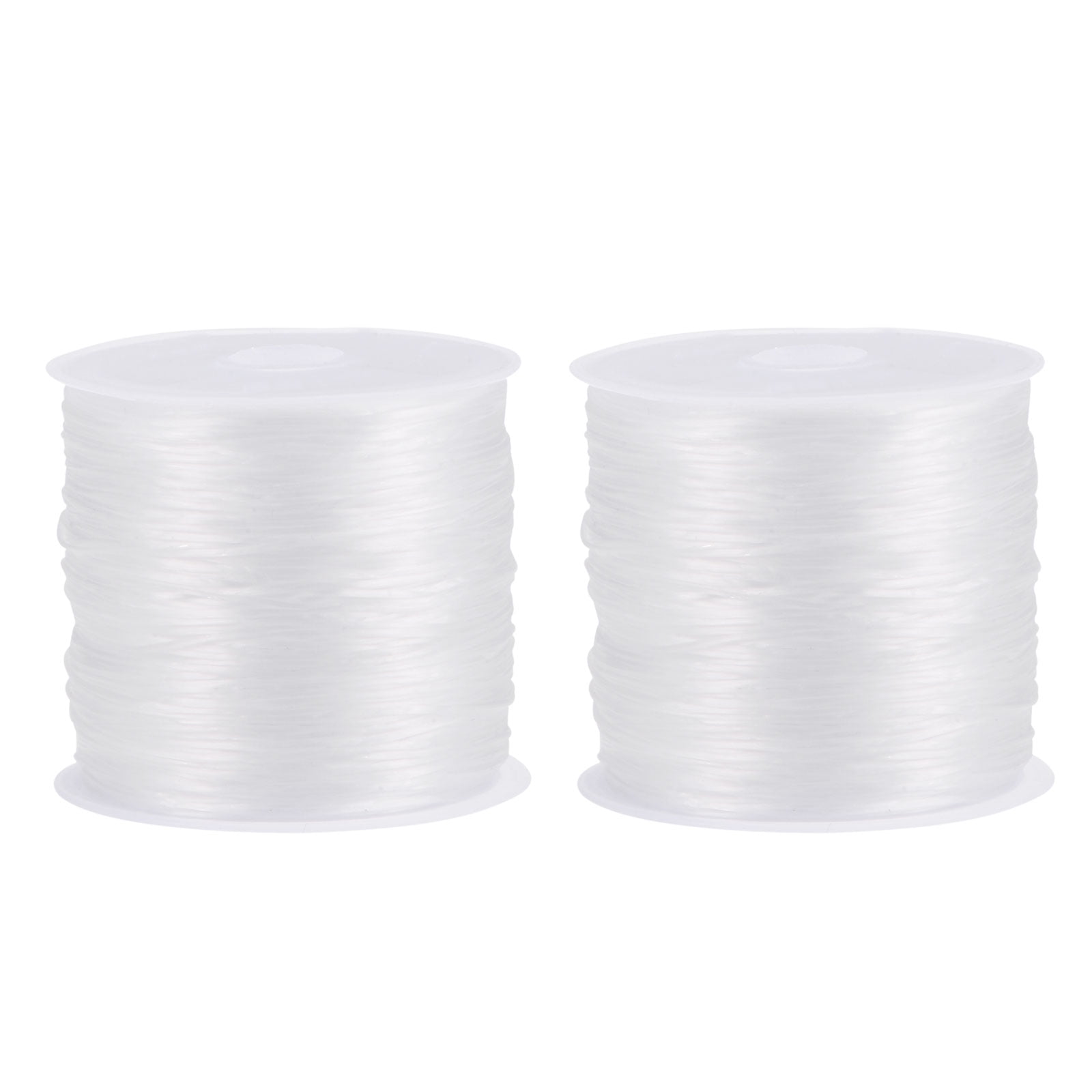 Uxcell Elastic Cord DIY Making Stretchy String Craft Wire, White, 2 ...