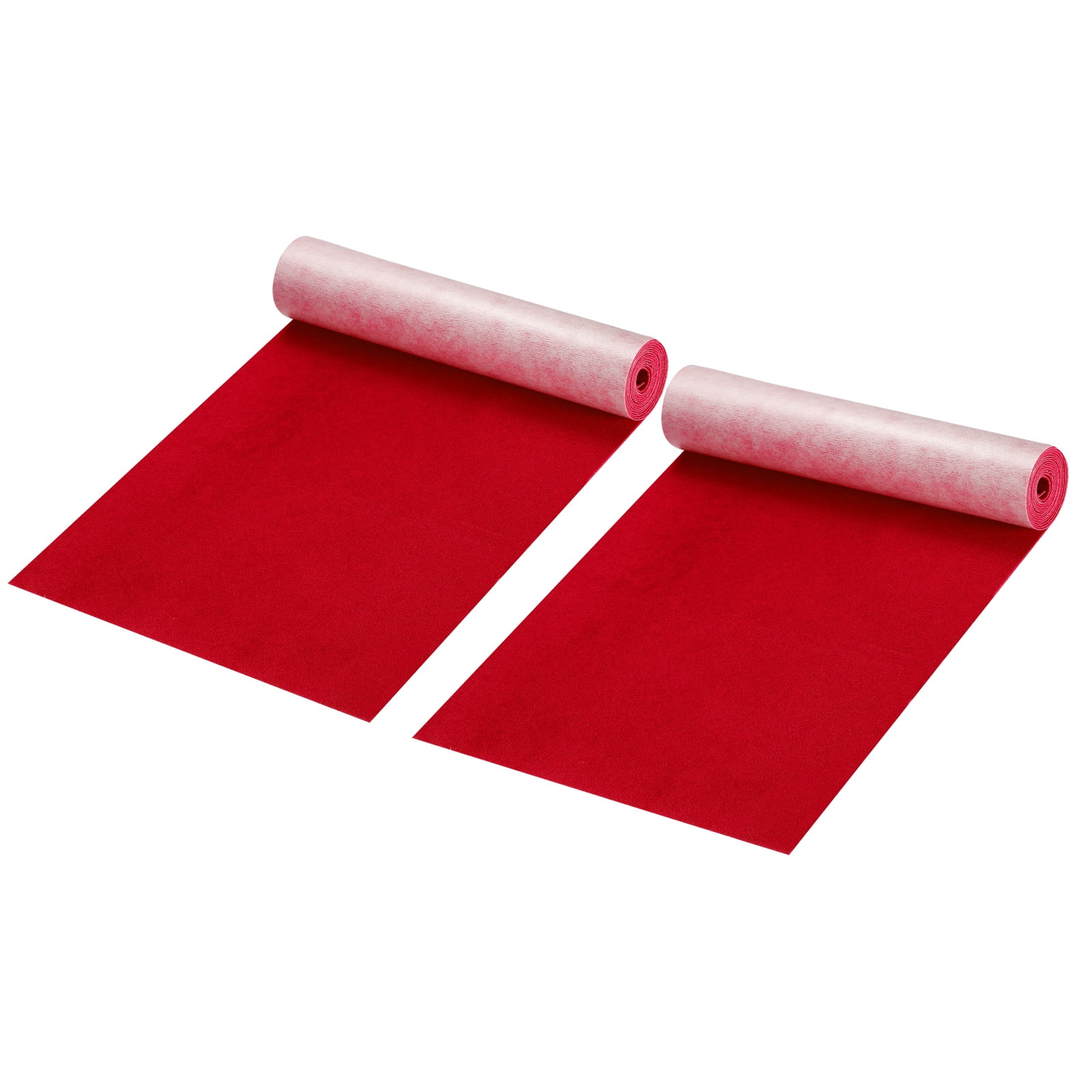 Uxcell Elbow Knee Iron On Velvet Patches Repair Patches Red 58"x8" 2 ...