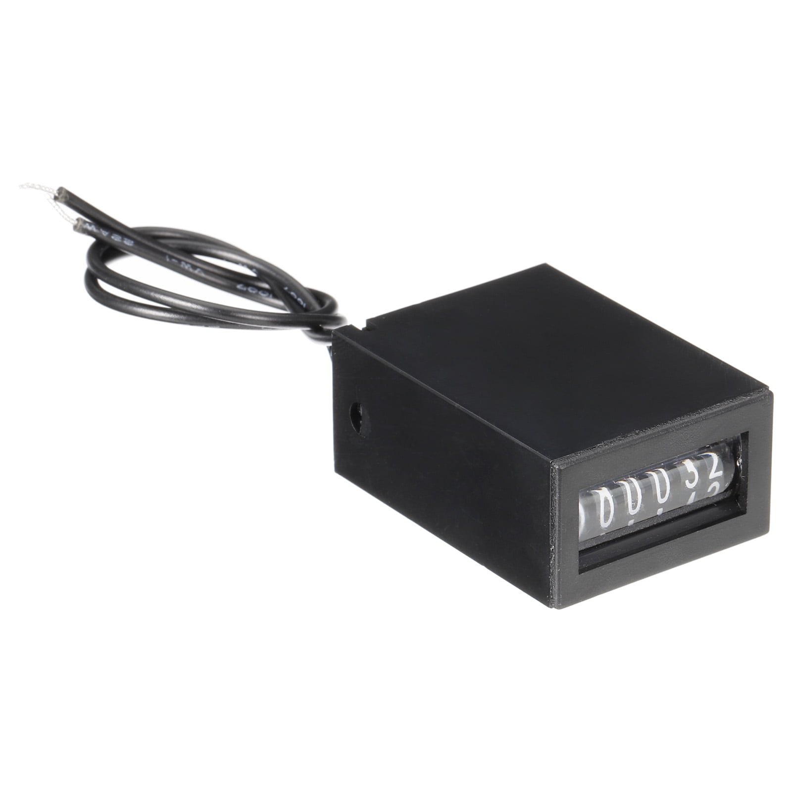 Uxcell Electromagnetic Counter Pulse Totalizer 6 Digits 0-999999 Range ...