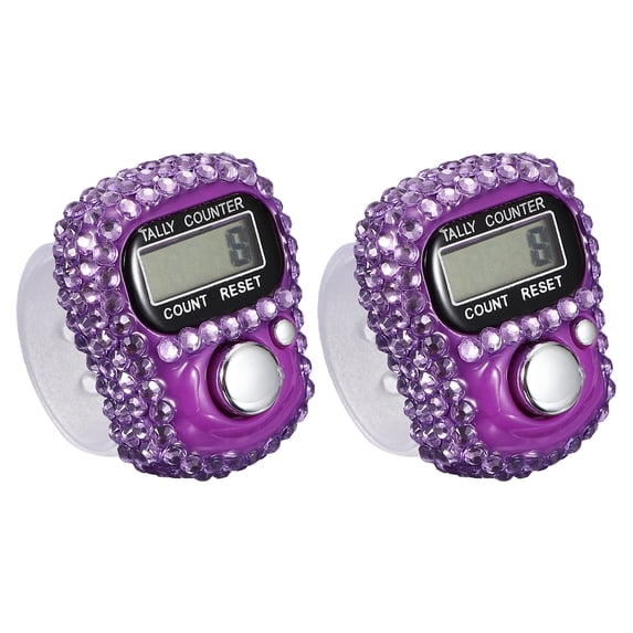 Uxcell Electronic Finger Tally Counter, Resettable Mini Lap Finger ...