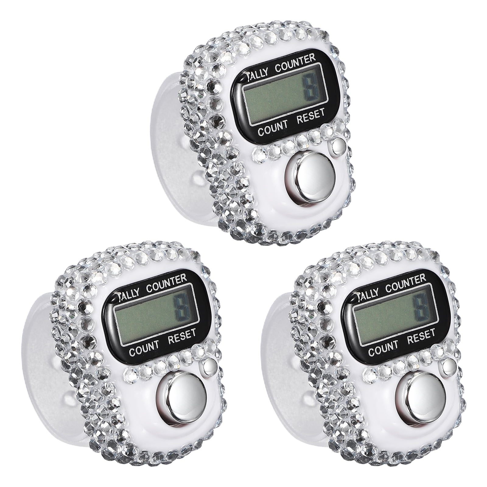 Uxcell Electronic Finger Tally Counter, Resettable Mini Lap Finger ...