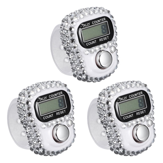 Uxcell Electronic Finger Tally Counter, Resettable Mini Lap Finger ...