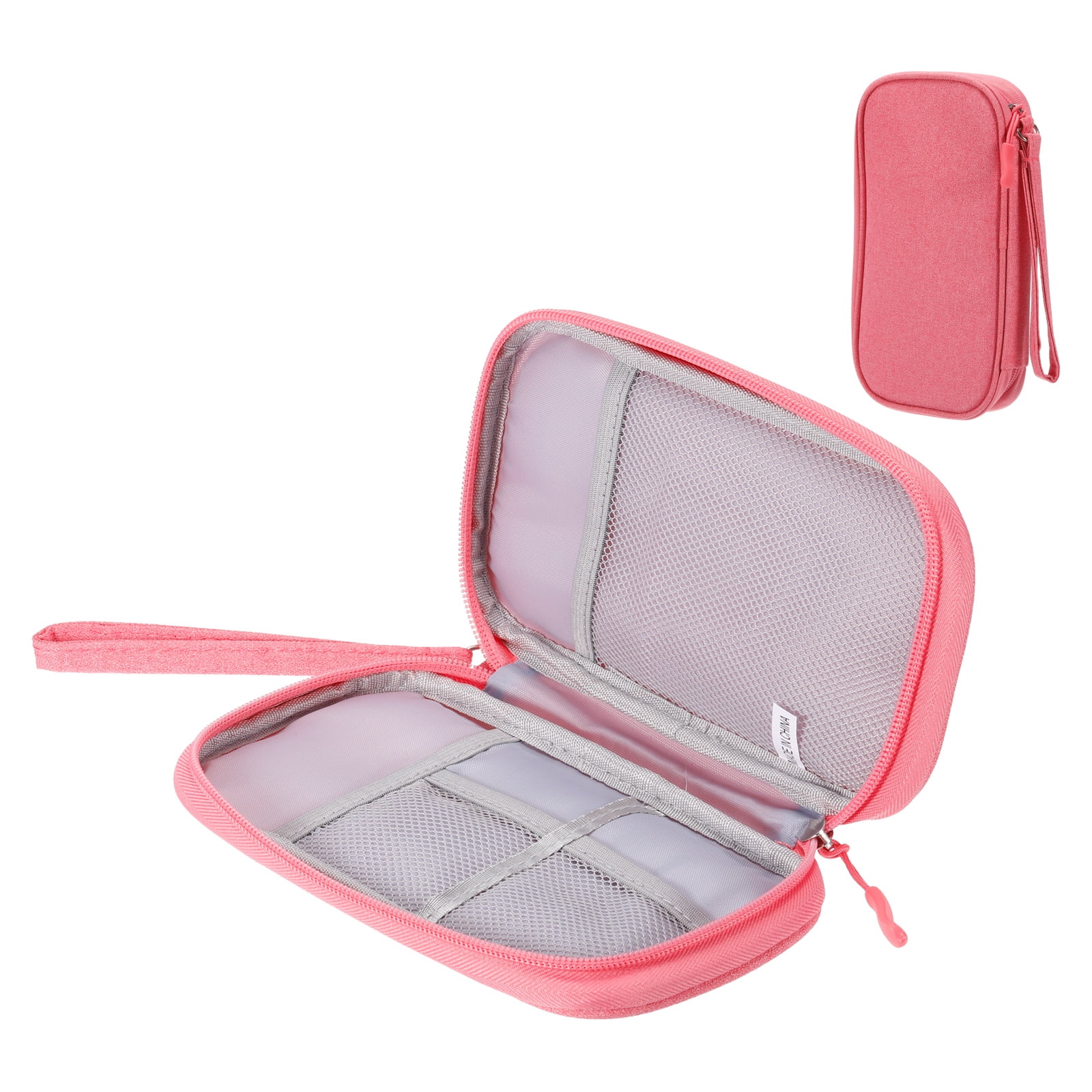 Uxcell Electronic Organizer Case Travel Cable Bag Single Layer ...