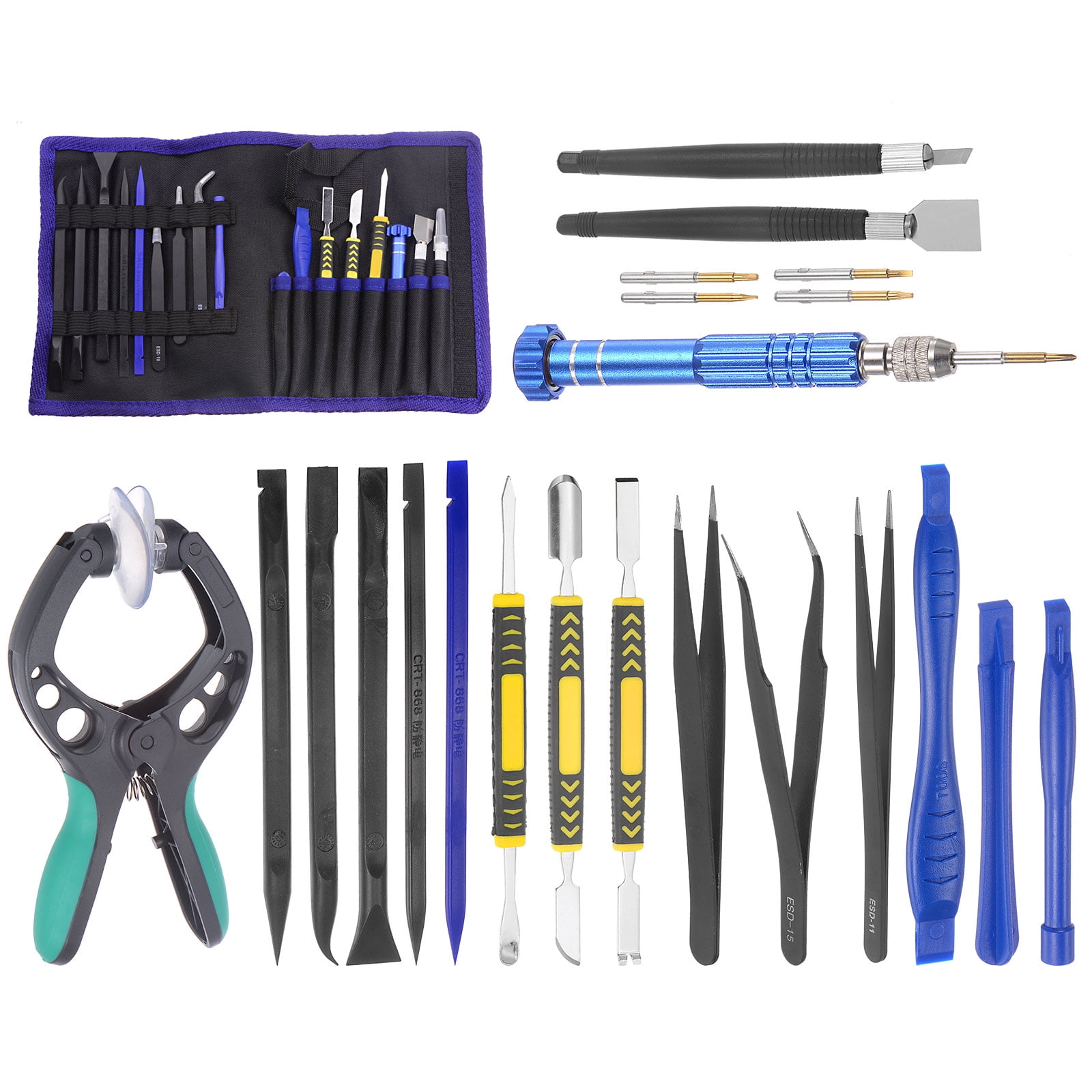 Uxcell Electronics Repair Tool Kit 18 in 1 Magnetic Precision ...