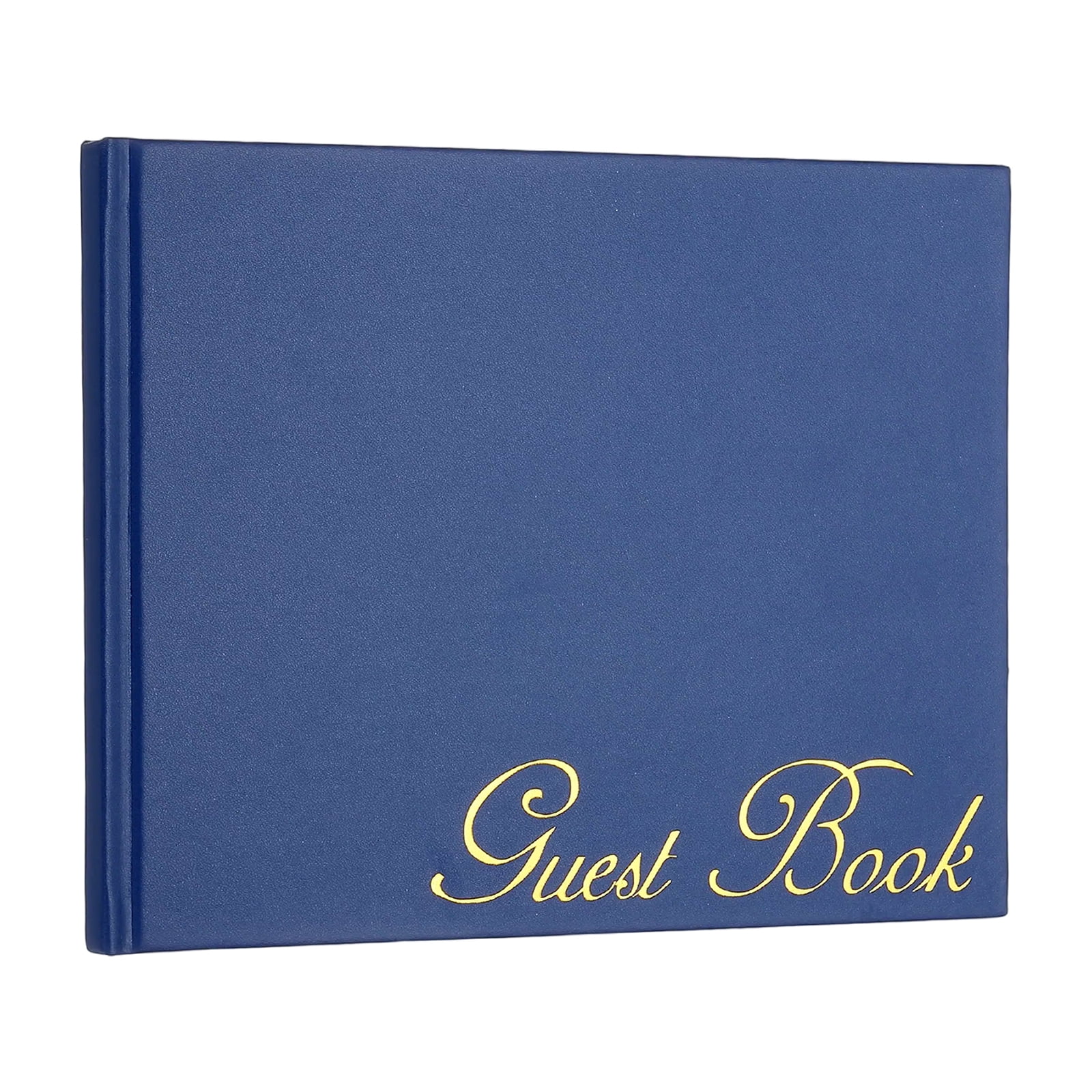 Uxcell Elegant Guestbook, 9"x7" PU Leather Wedding Guest Book Stylish ...