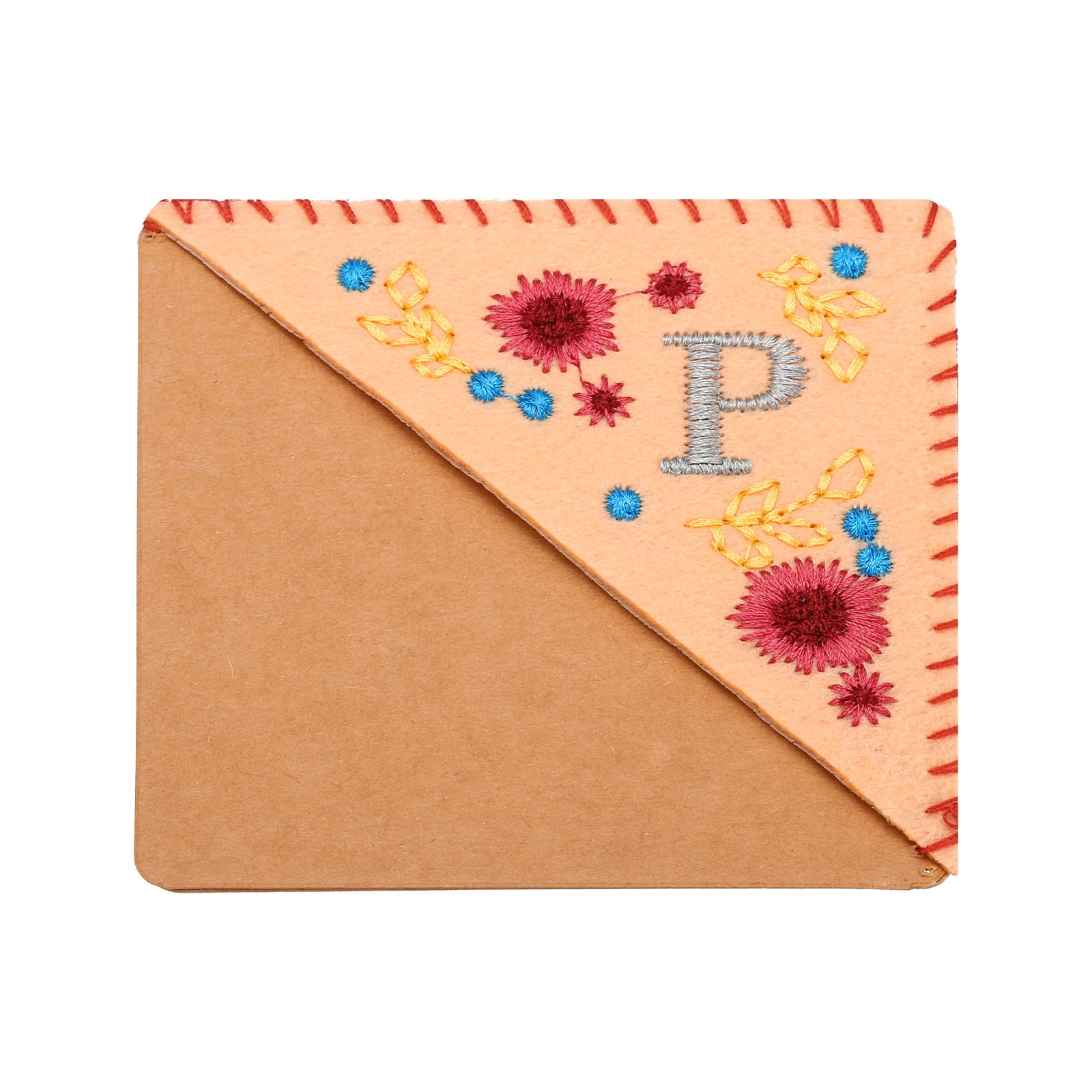 Uxcell Embroidered Corner Bookmark Cute Flower Stitched Handmade Book ...