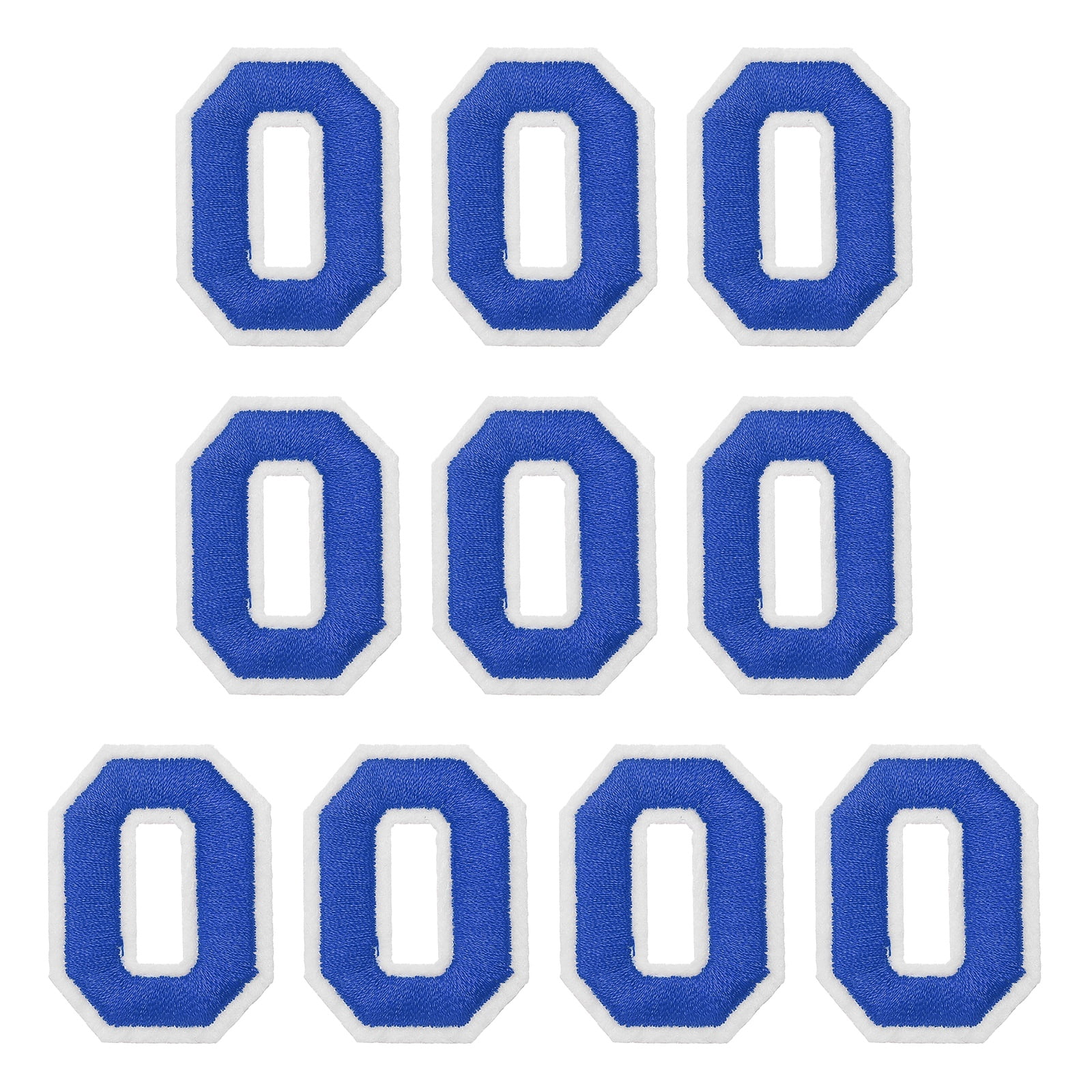 Uxcell Embroidered Numbers Patches, Numbers 0 Applique Embroidered ...