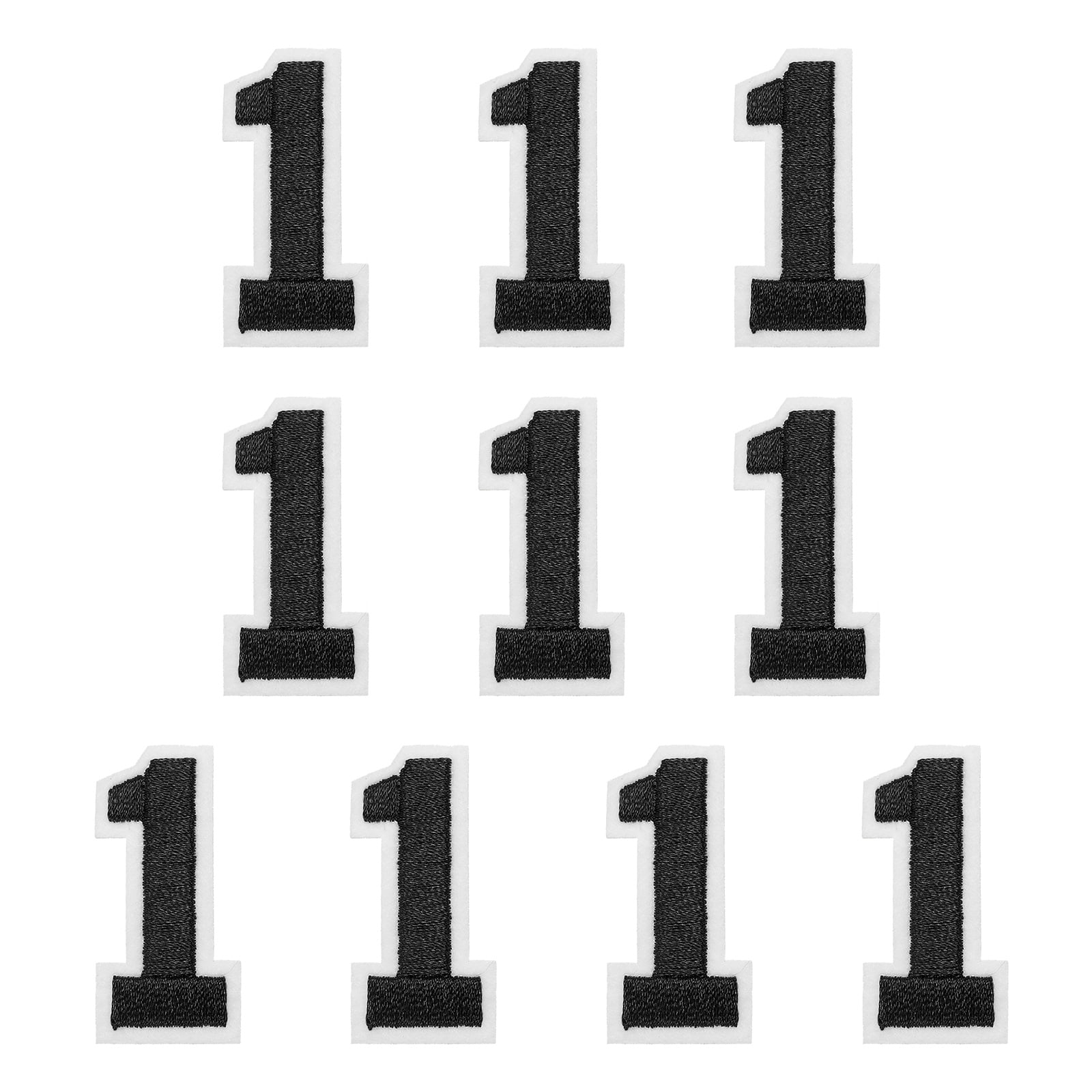 Uxcell Embroidered Numbers Patches, Numbers 1 Applique Embroidered ...