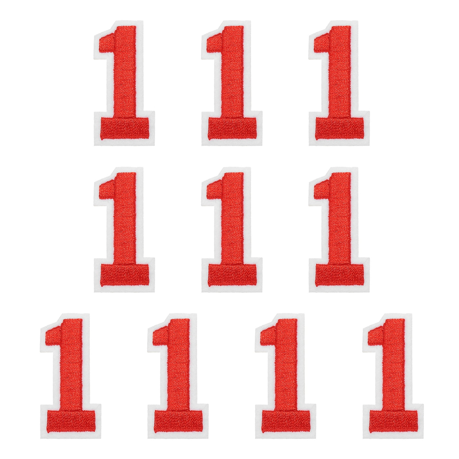 Uxcell Embroidered Numbers Patches, Numbers 1 Applique Embroidered ...