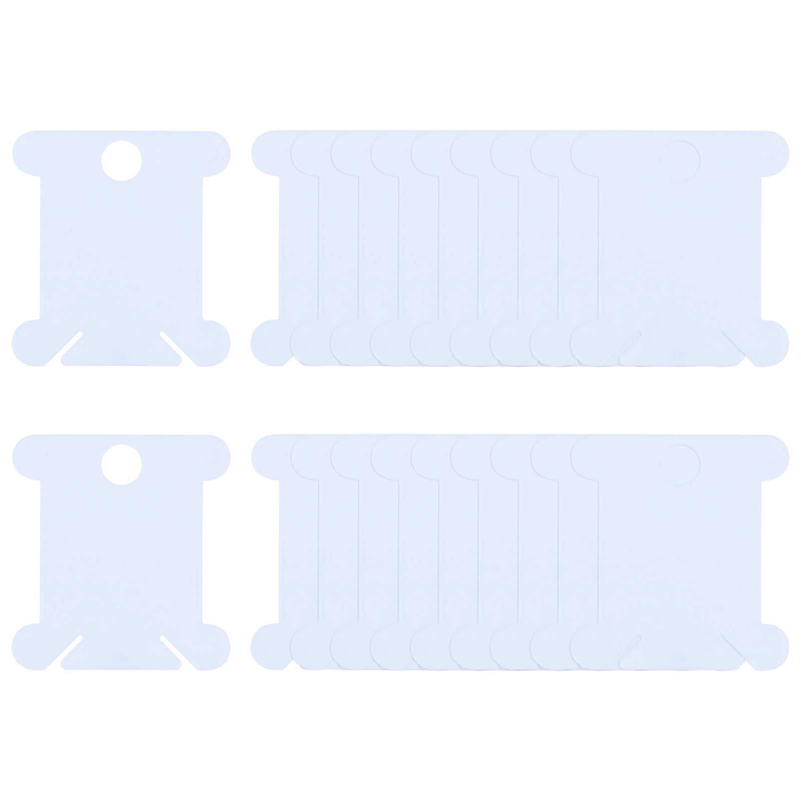 Uxcell Embroidery Floss Bobbins Plastic for Cross Stitch Thread ...