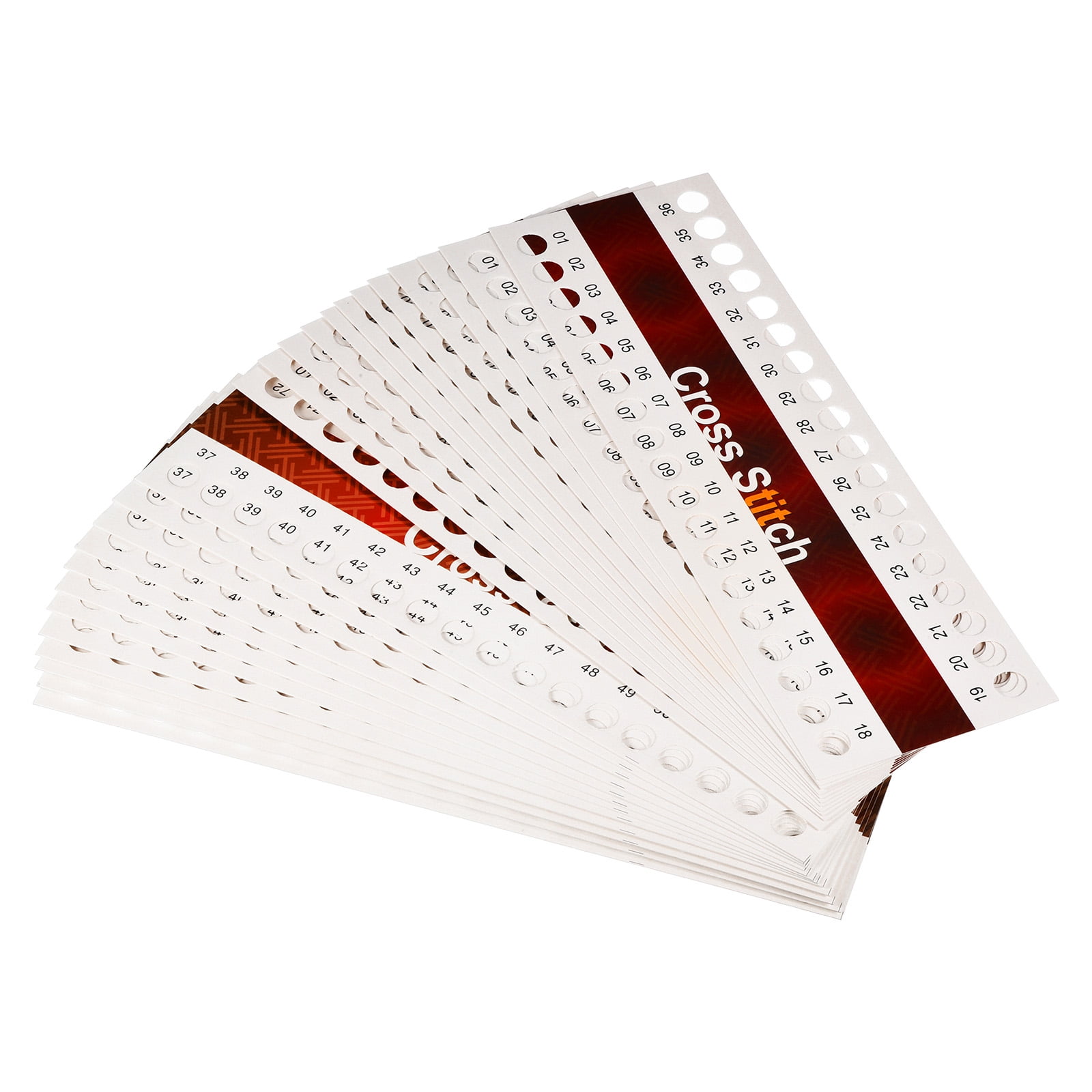 Uxcell Embroidery Thread Cross Stitch Row Line Organizer, 72 Positions ...