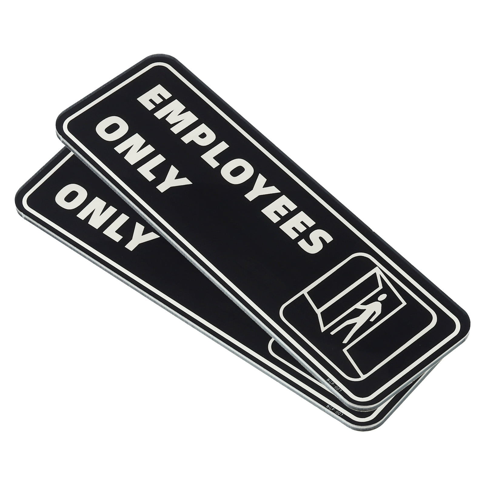 Uxcell Employee Only Sign 9"x3" Self Adhesive Door Information Sticker ...