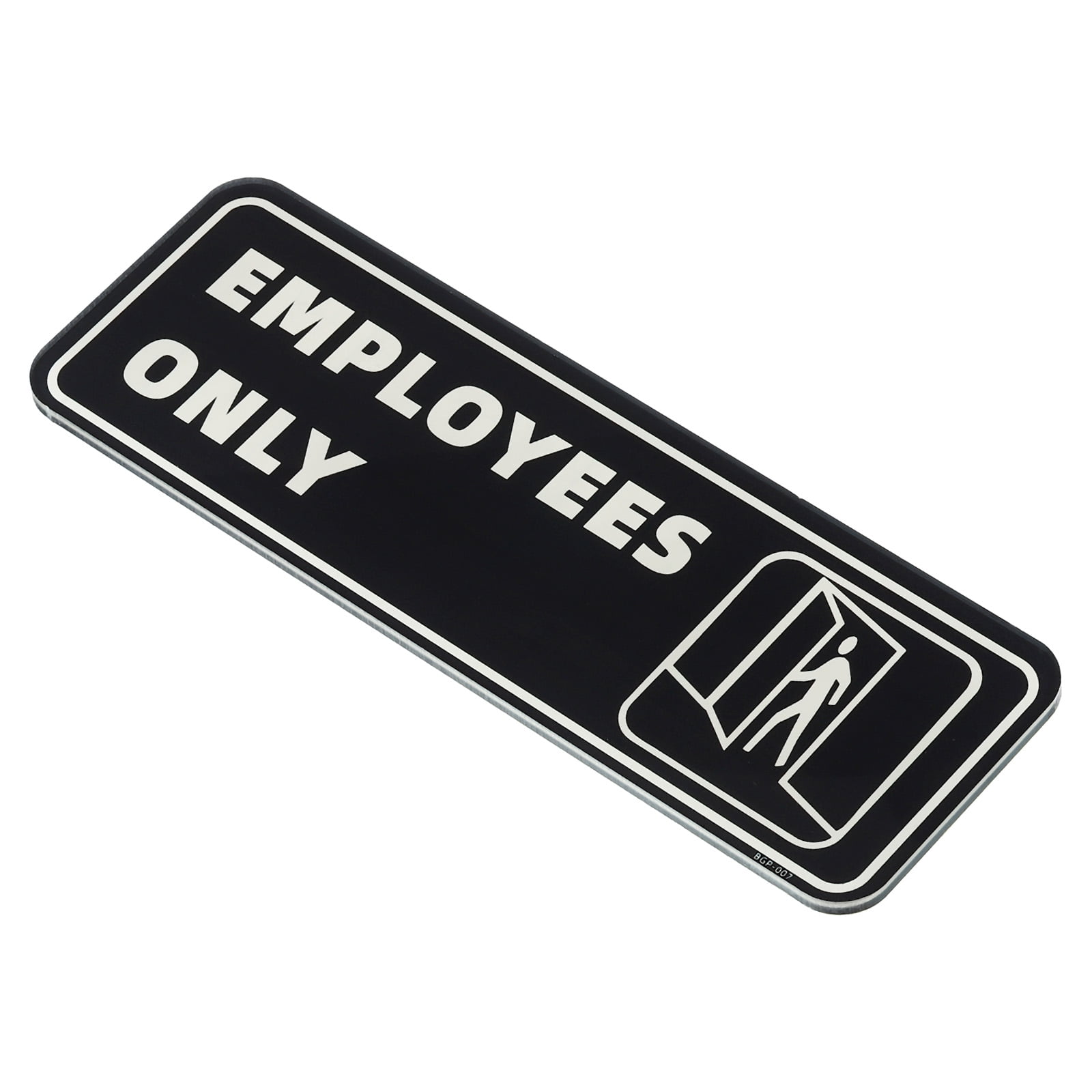 Uxcell Employee Only Sign 9"x3" Self Adhesive Door Information Sticker ...