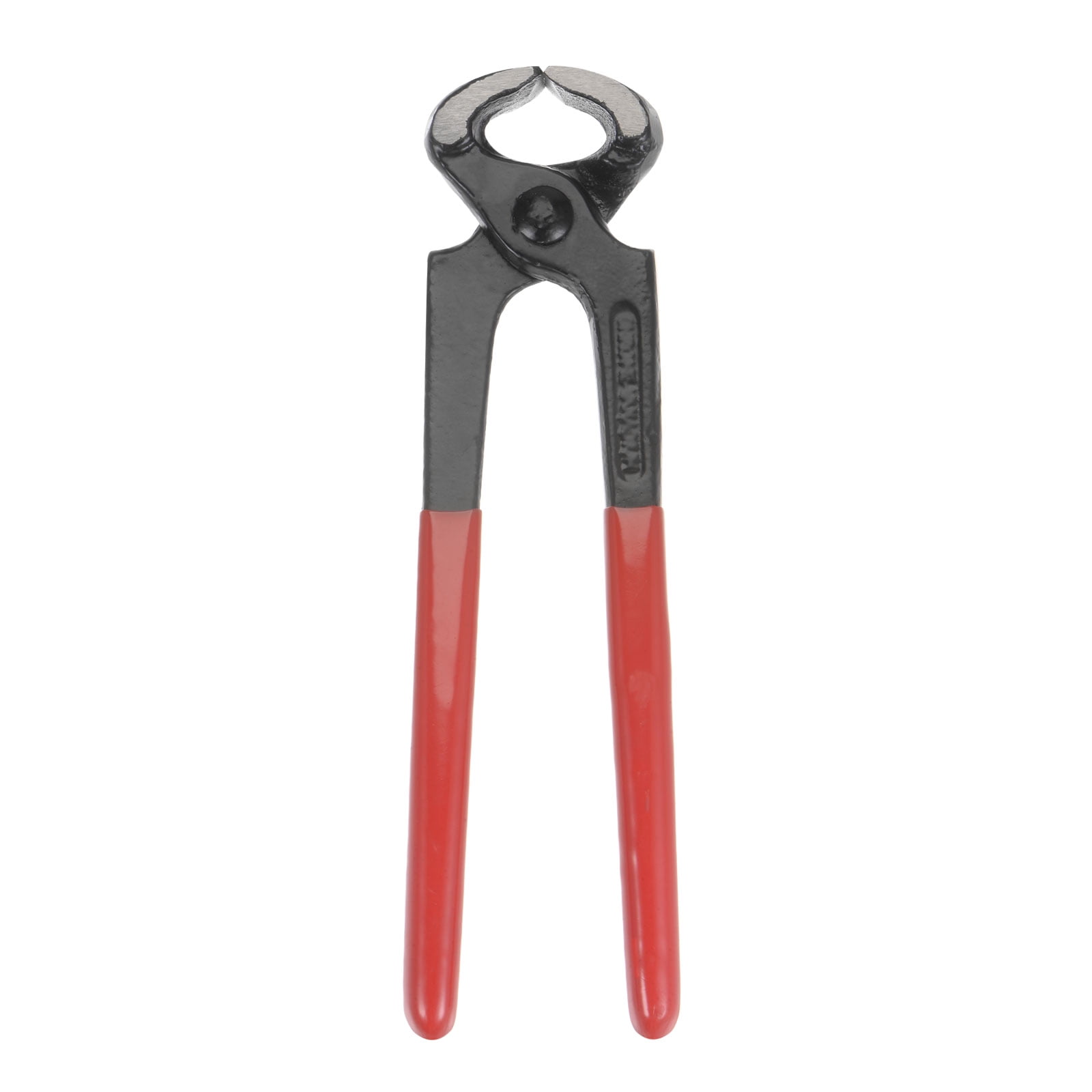 Uxcell End Cutting Pliers 8" Nail Nippers Puller Plier with Red Plastic ...