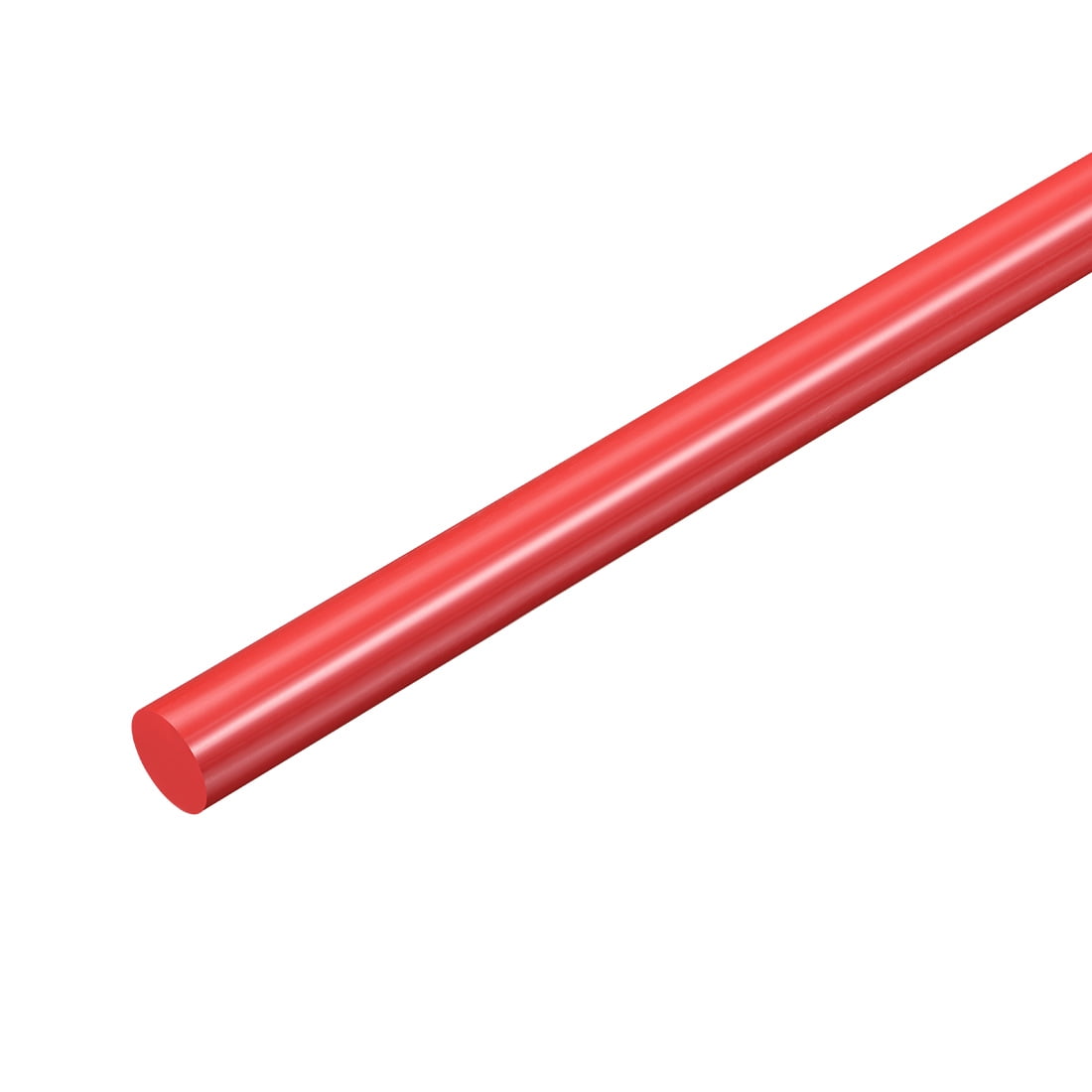 Uxcell Engineering Plastic Round Rod 1/4" Dia 20" Length Red (POM ...