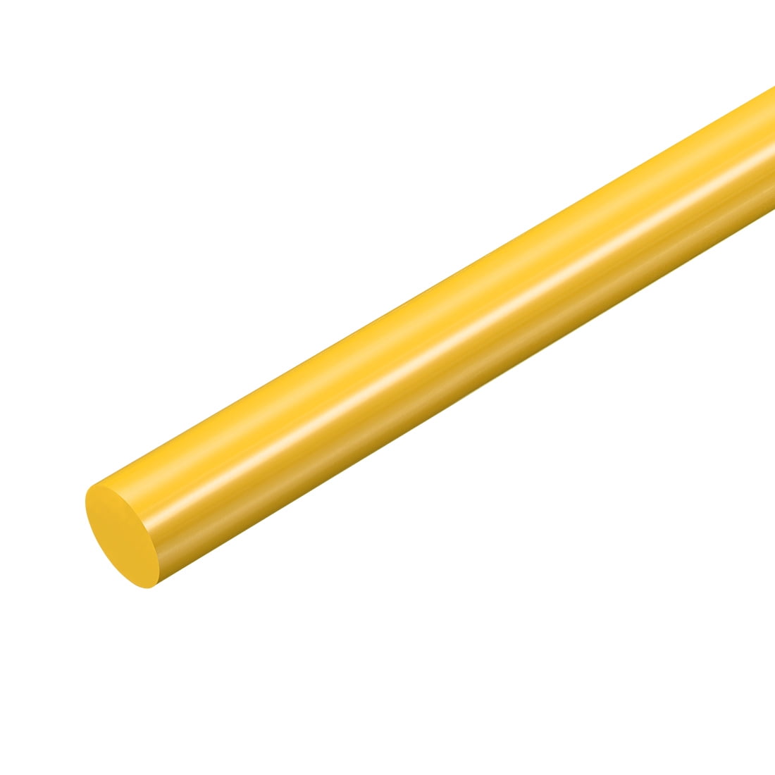 Uxcell Engineering Plastic Round Rod 5/8" Dia 20" Length Yellow (POM ...