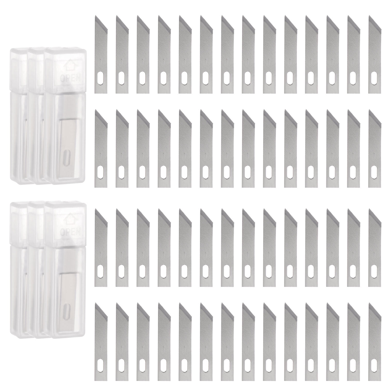 Uxcell Exacto Knife Blades #1 Hobby Knife Blades Precision Exacto ...