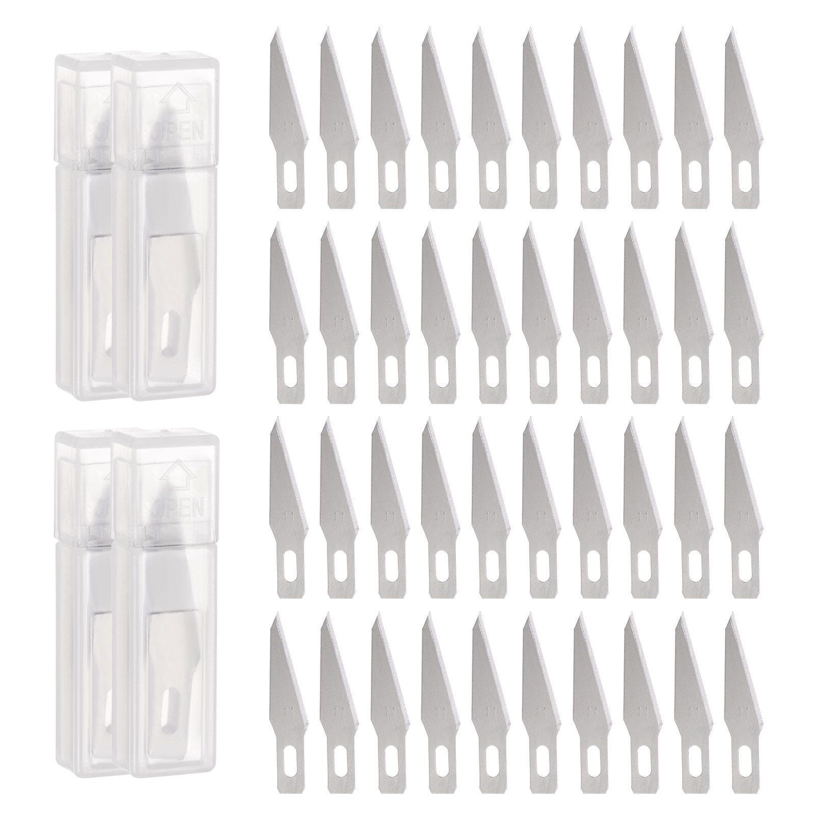 Uxcell Exacto Knife Blades #11 Hobby Knife Blades Exacto Blade Hobby ...