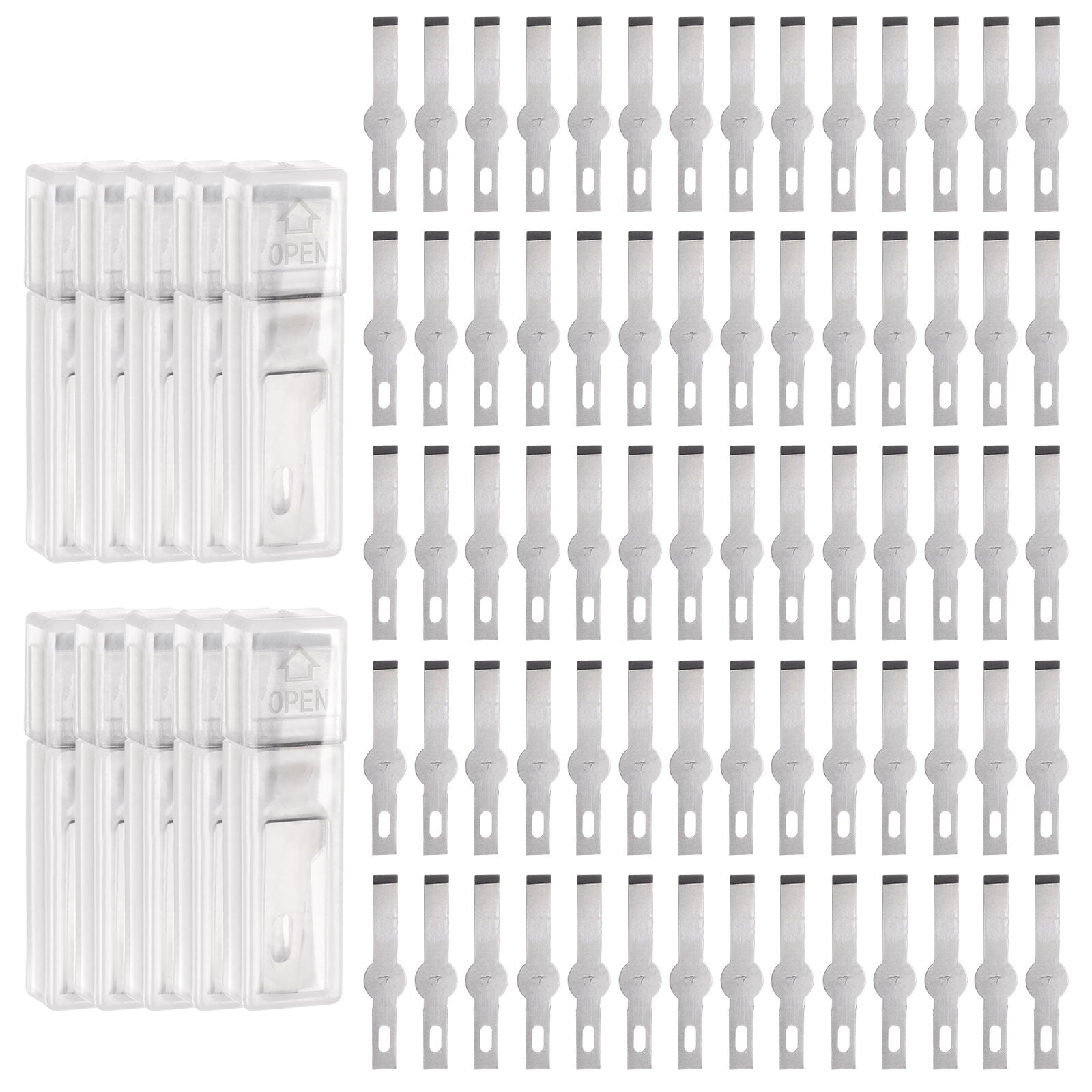 Uxcell Exacto Knife Blades #17 Hobby Knife Blades Precision Exacto ...