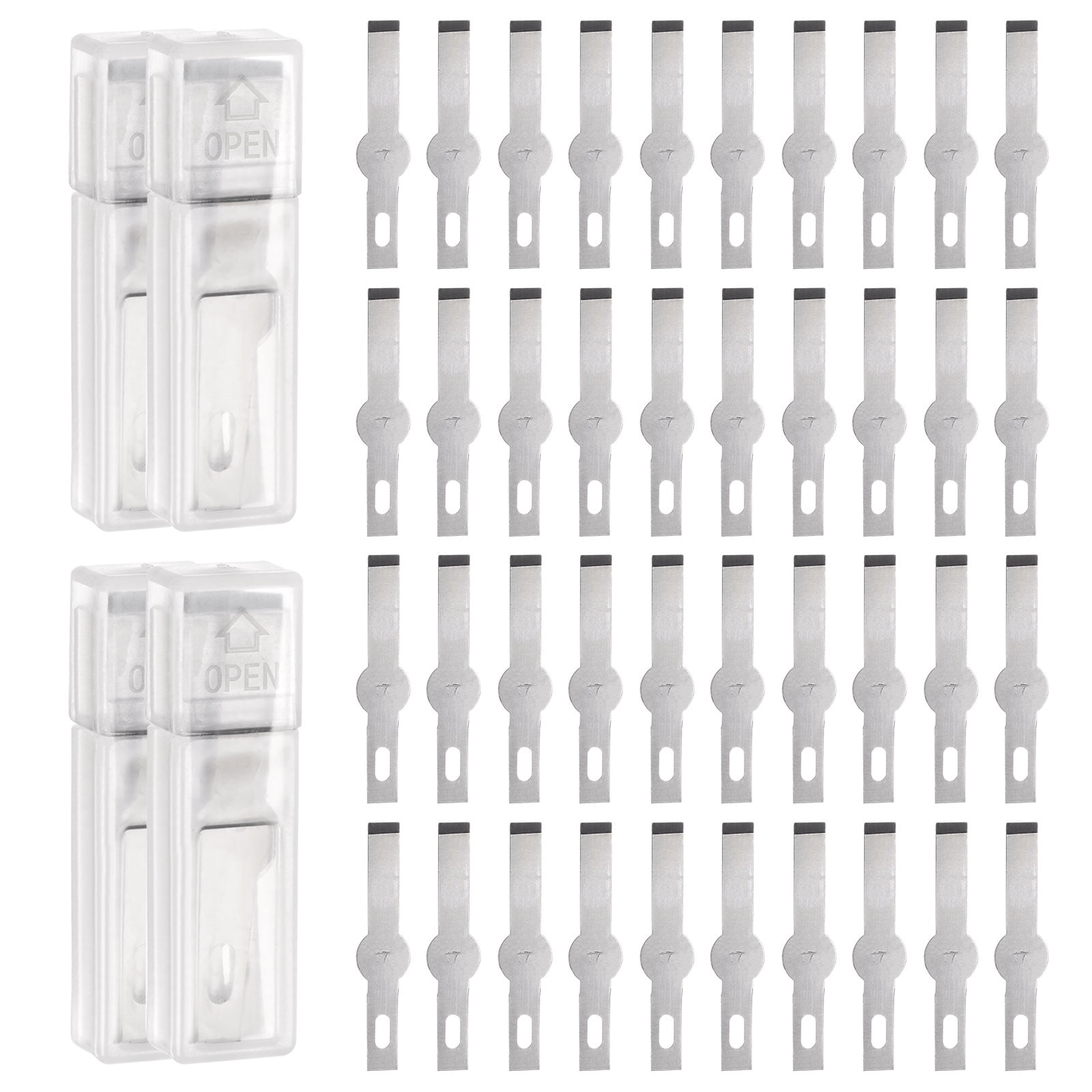 Uxcell Exacto Knife Blades #17 Hobby Knife Blades Precision Exacto ...
