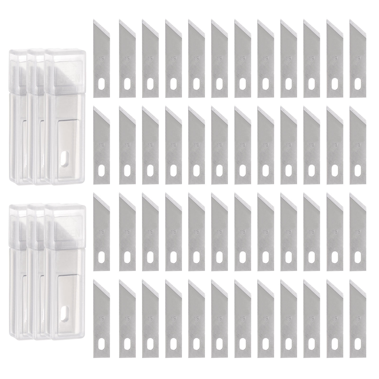 Uxcell Exacto Knife Blades #19 Hobby Knife Blades Precision Exacto ...