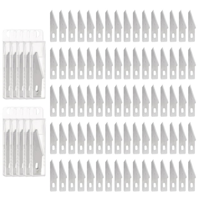 Uxcell Exacto Knife Blades #2 Hobby Knife Blades Precision Exacto ...