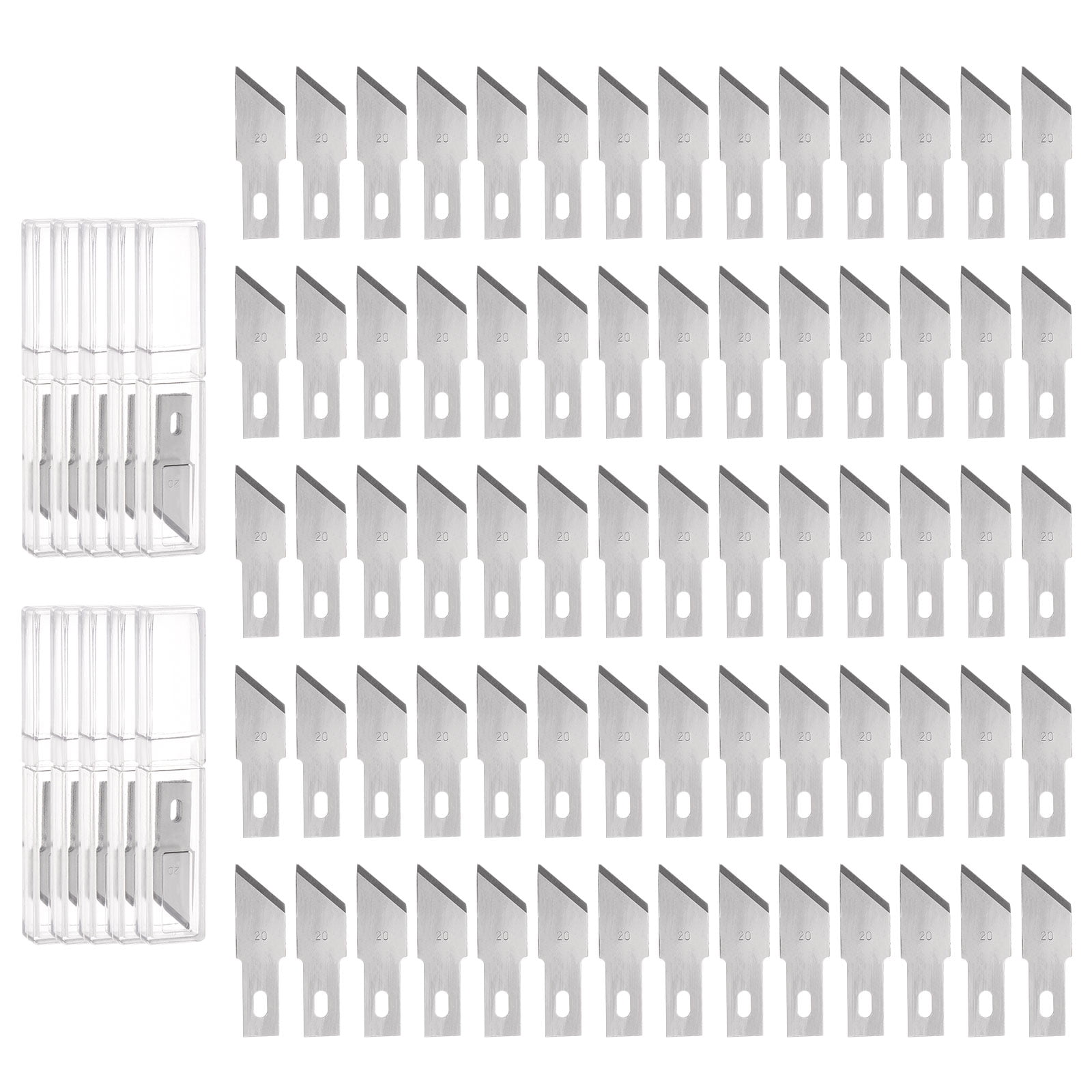 Uxcell Exacto Knife Blades #20 Hobby Knife Blades Precision Exacto ...
