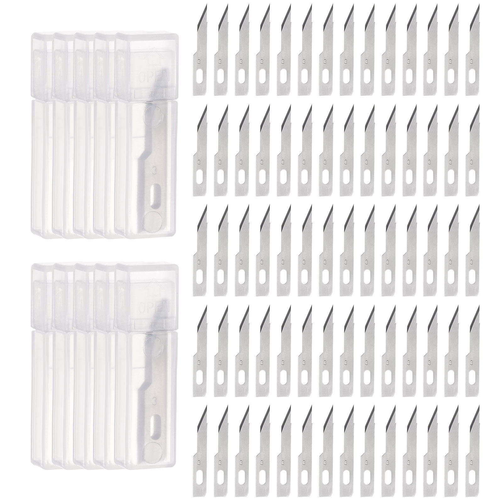 Uxcell Exacto Knife Blades #3 Hobby Knife Blades Precision Exacto ...