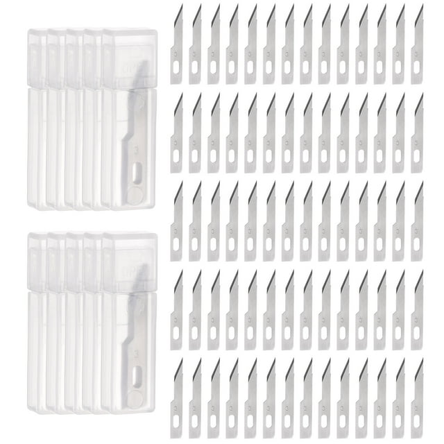 Uxcell Exacto Knife Blades #3 Hobby Knife Blades Precision Exacto ...