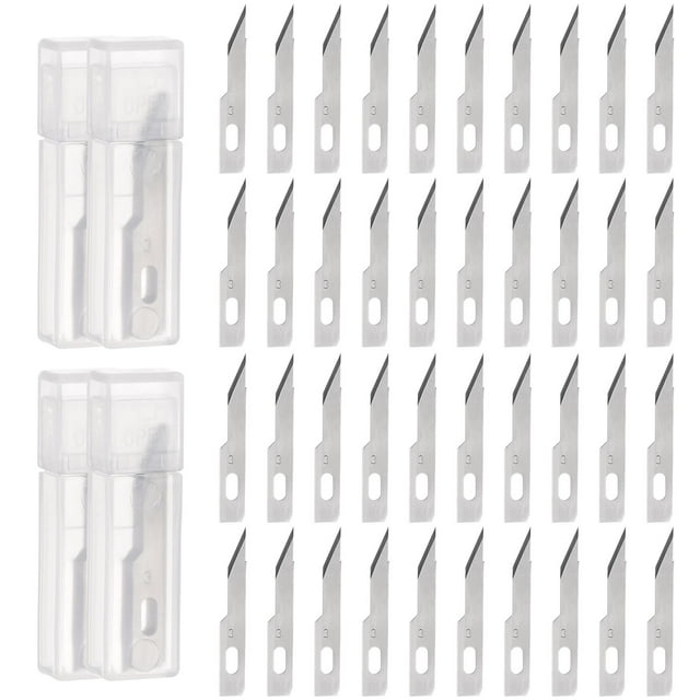 Uxcell Exacto Knife Blades #3 Hobby Knife Blades Precision Exacto ...