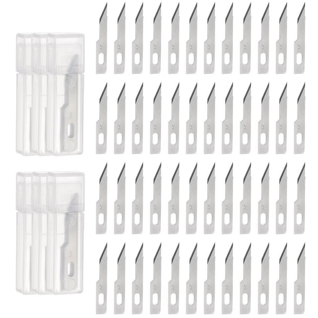 Uxcell Exacto Knife Blades #3 Hobby Knife Blades Precision Exacto ...
