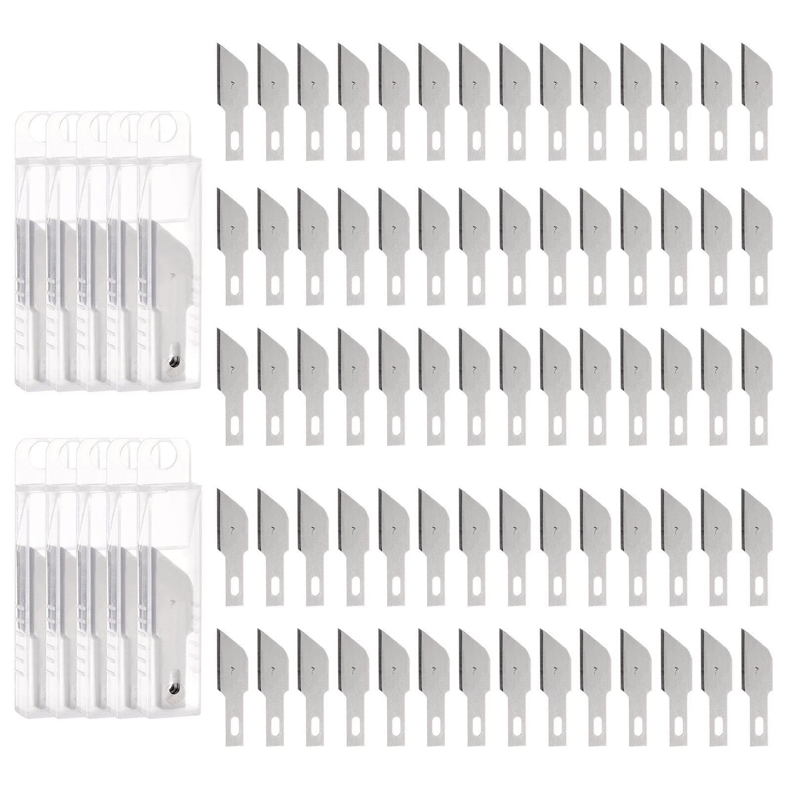 Uxcell Exacto Knife Blades #7 Hobby Knife Blades Precision Exacto ...